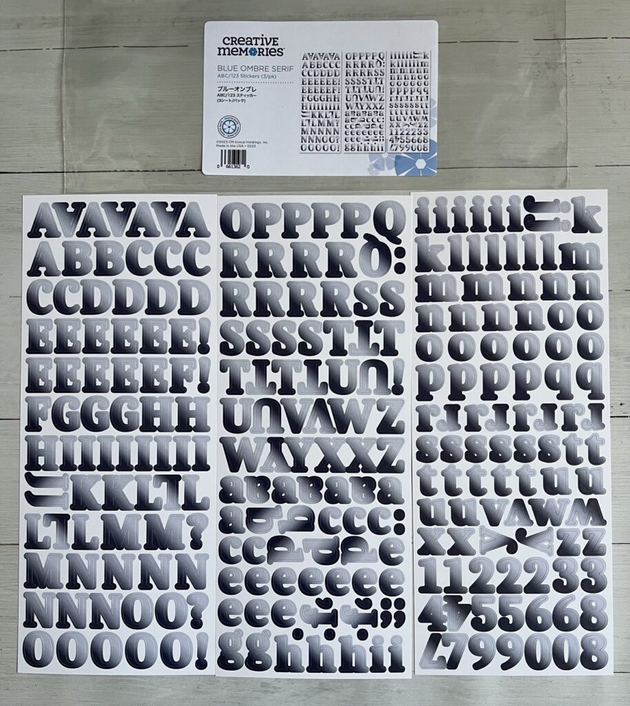 Navy Classy Mini ABC/123 Letter Stickers – Tessa Scrapbooks