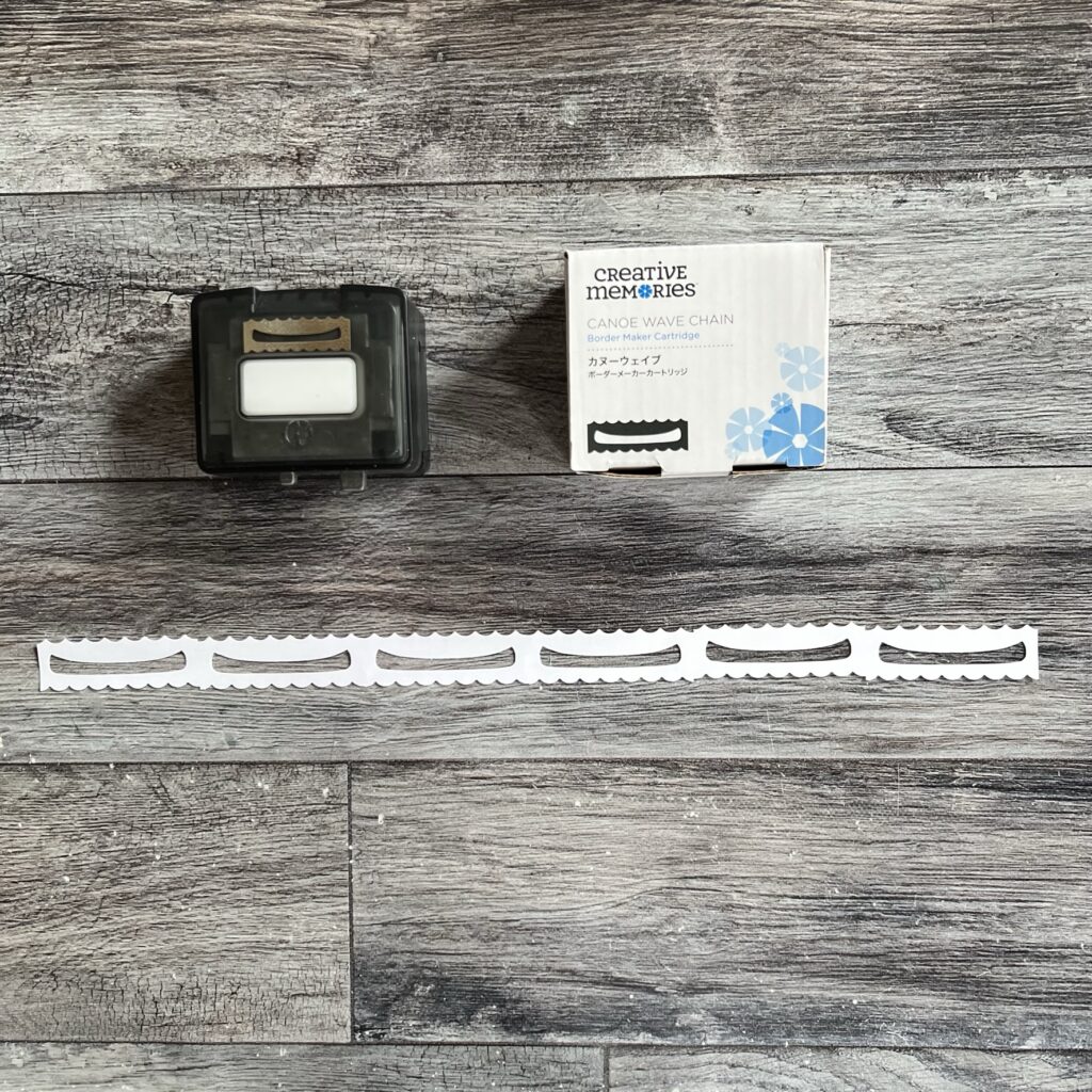 Canoe Wave Chain Border Maker Cartridge – Tessa Scrapbooks