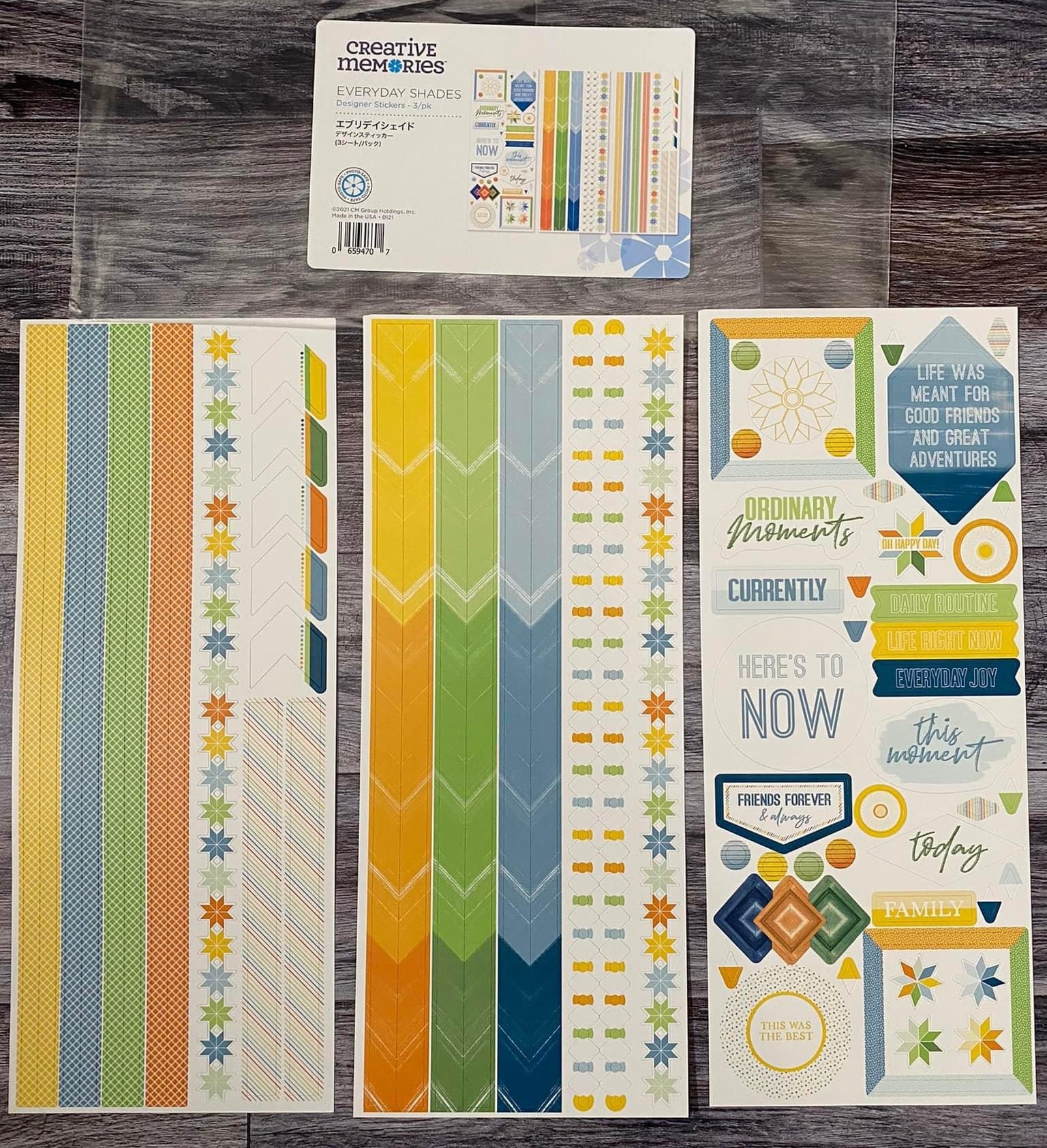 Everyday Shades Stickers - Tessa Scrapbooks