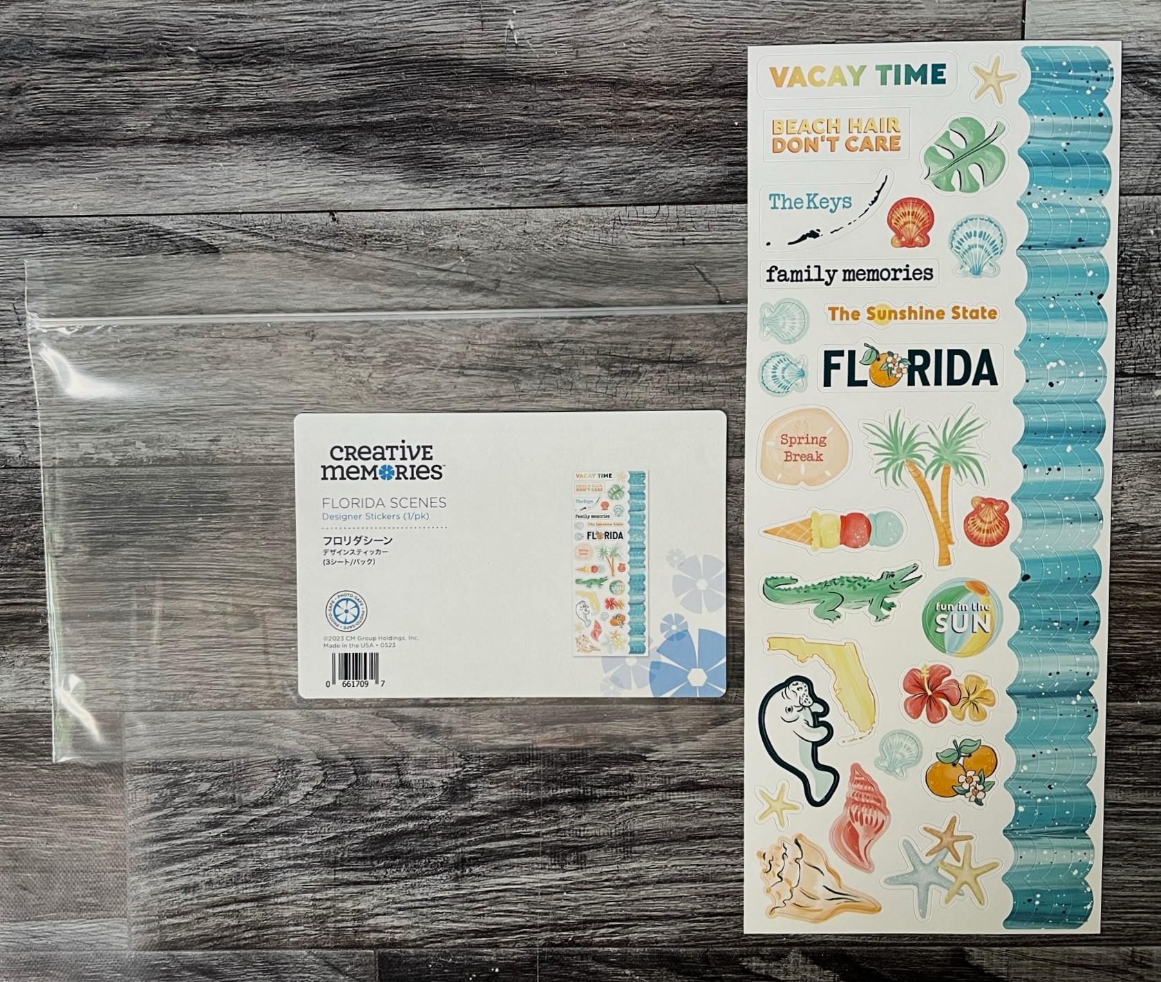 Florida Scenes Stickers - Tessa Scrapbooks