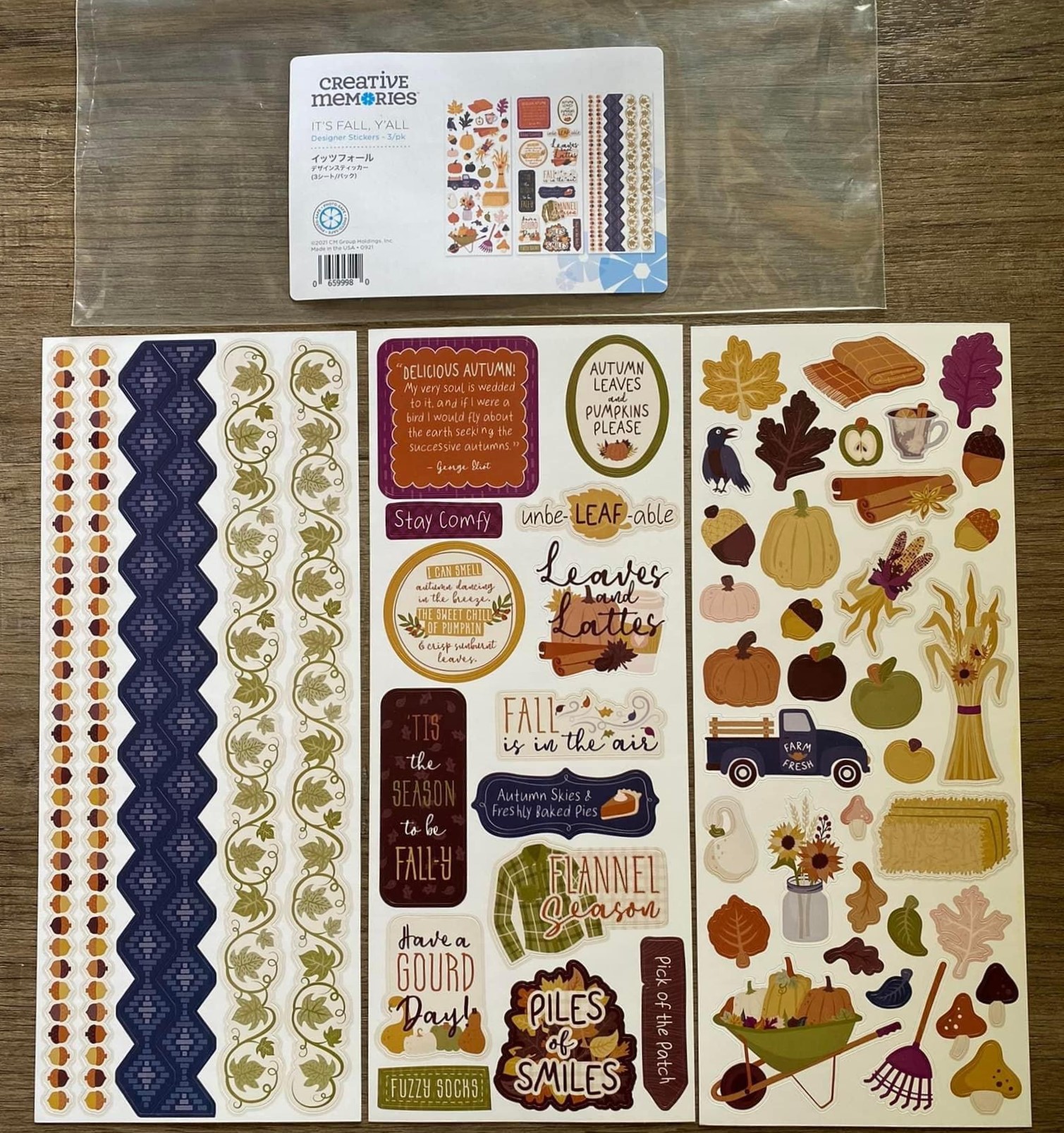 It's Fall, Y'All Stickers - Tessa Scrapbooks
