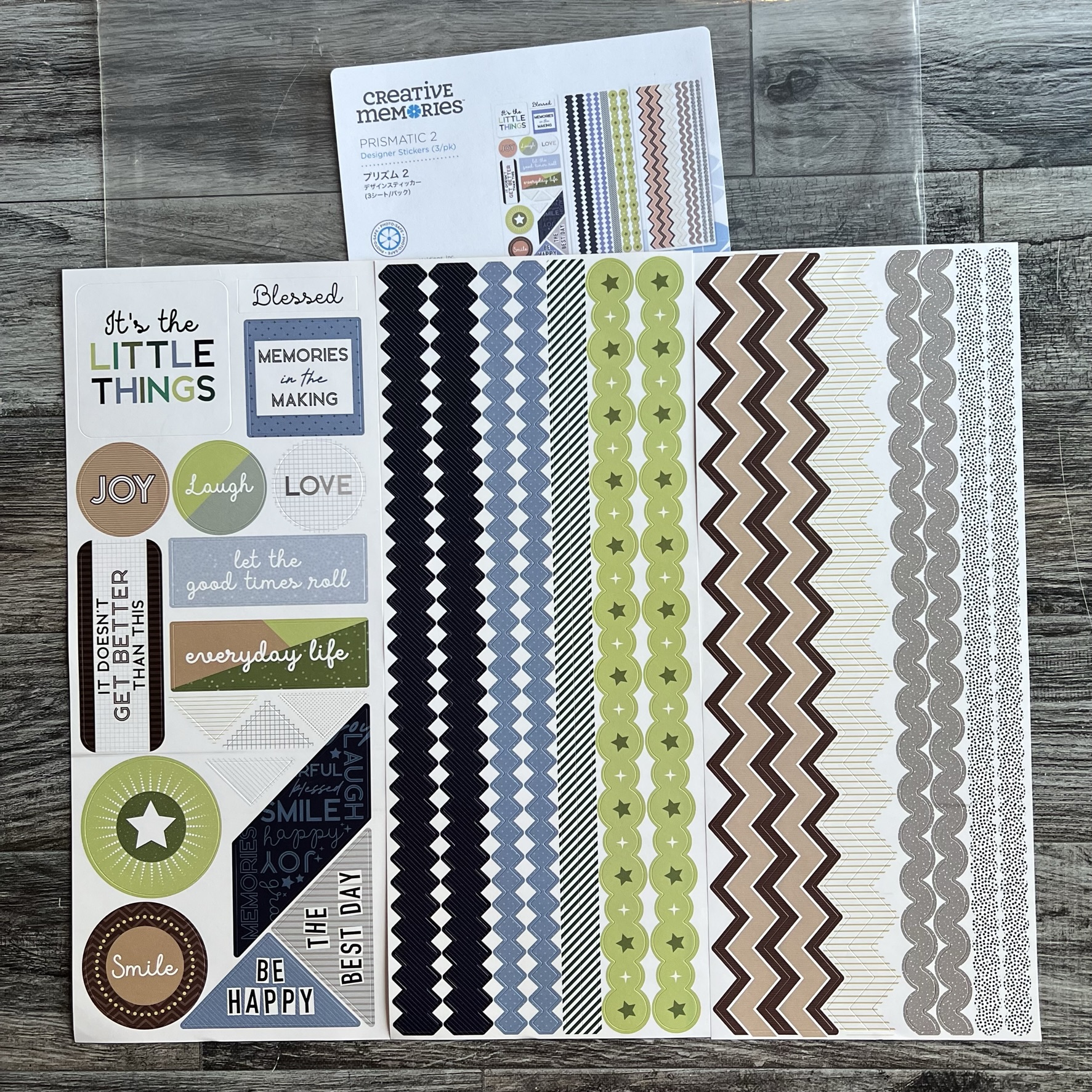 Prismatic Stickers – Tessa Scrapbooks