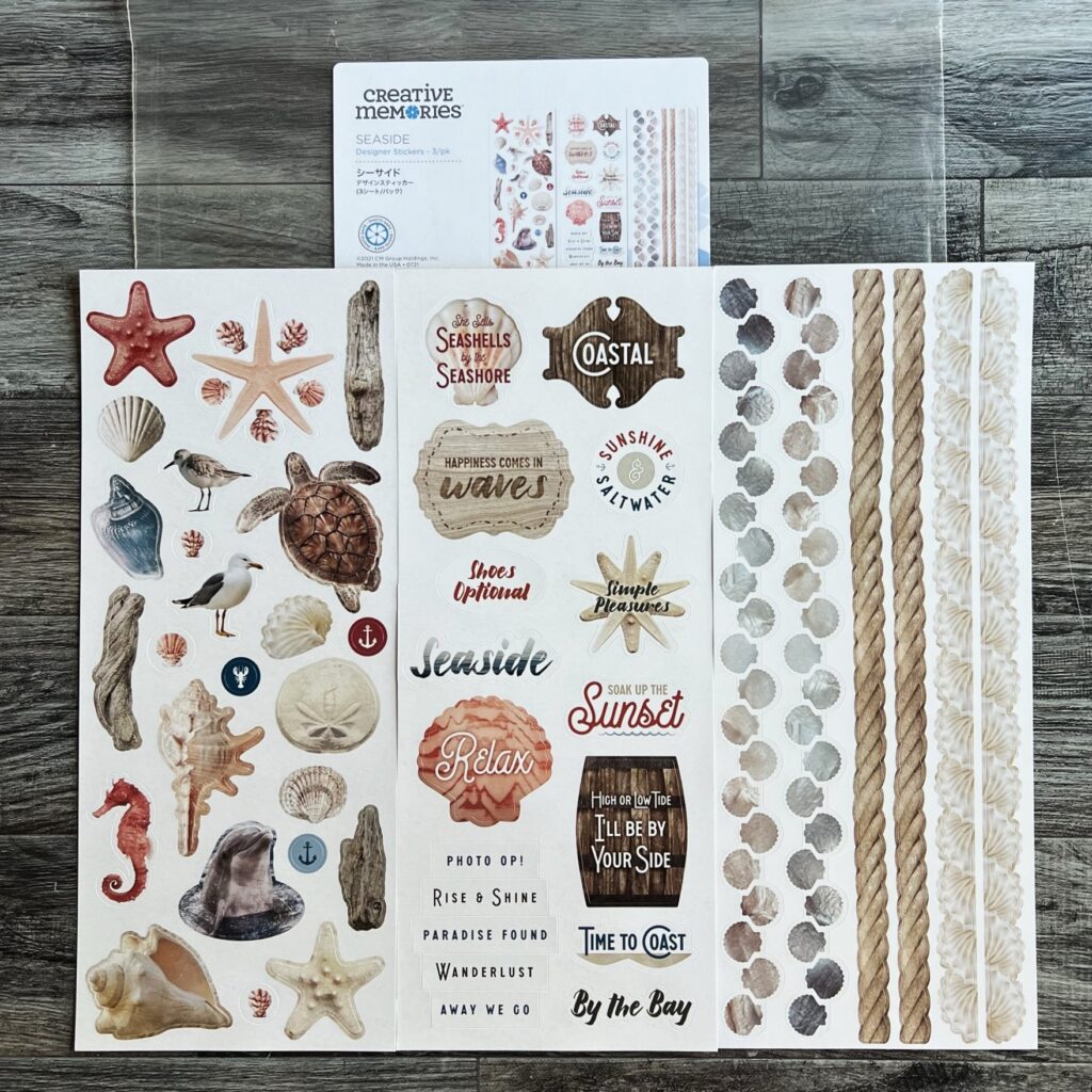 Seaside Sticker & Paper Bundle – Tessa Scrapbooks