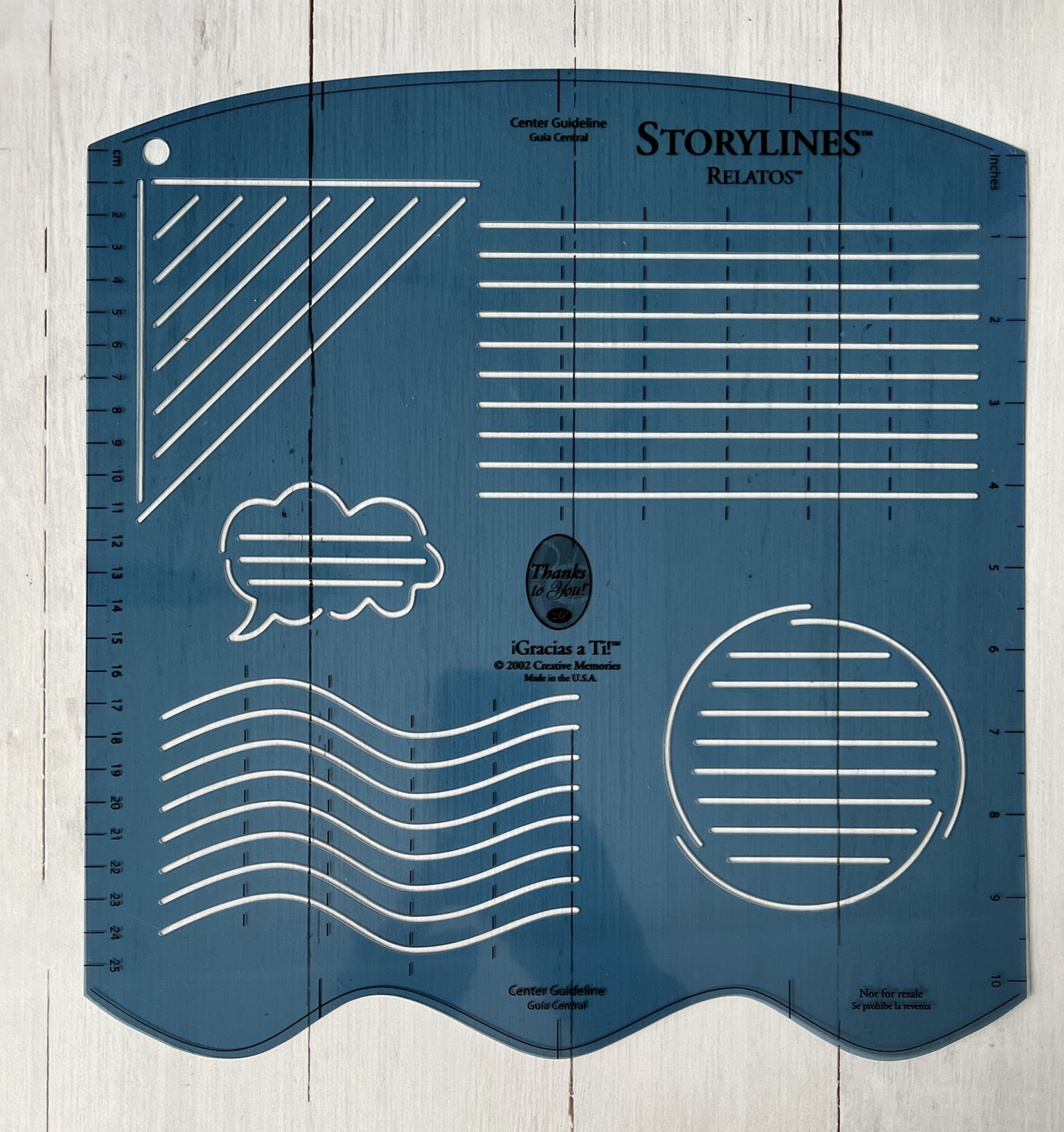 Storylines Template - Tessa Scrapbooks