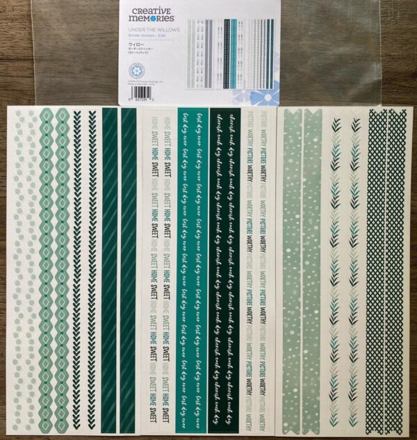 Under The Willows Border Stickers – Tessa Scrapbooks