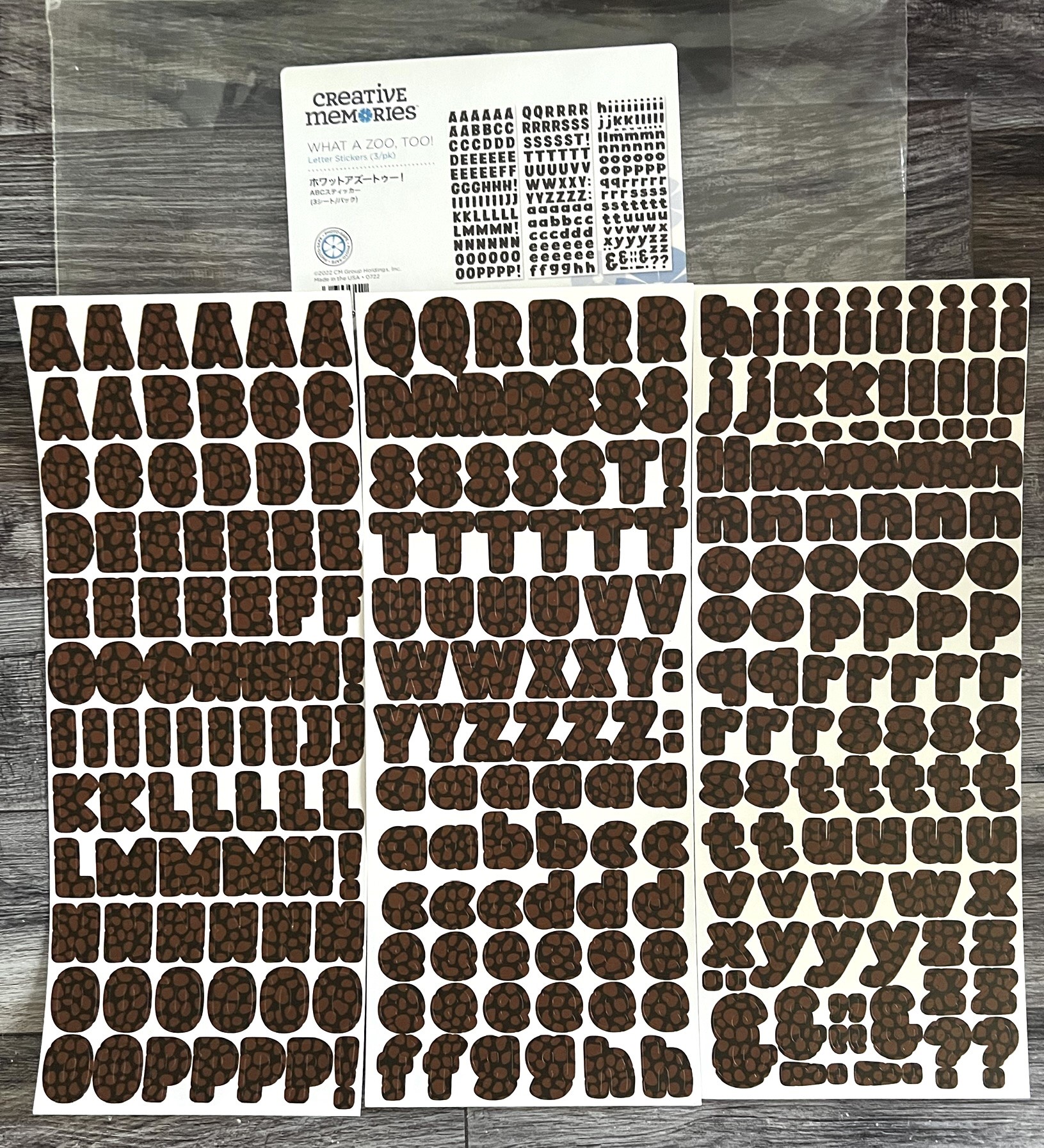 Candy Shop Decorative ABC/123 Letter Stickers – Tessa Scrapbooks