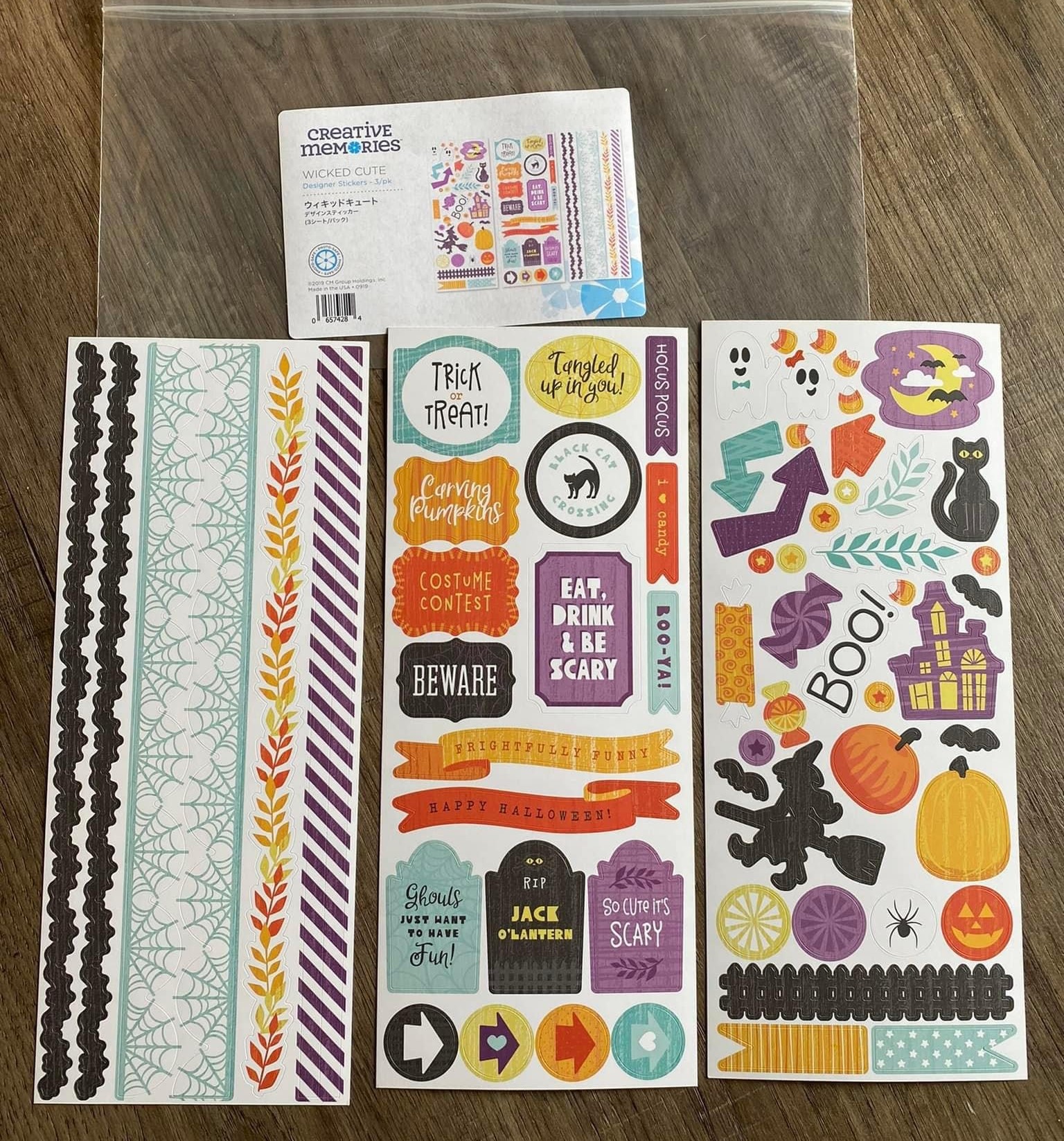 Wicked Cute Stickers - Tessa Scrapbooks