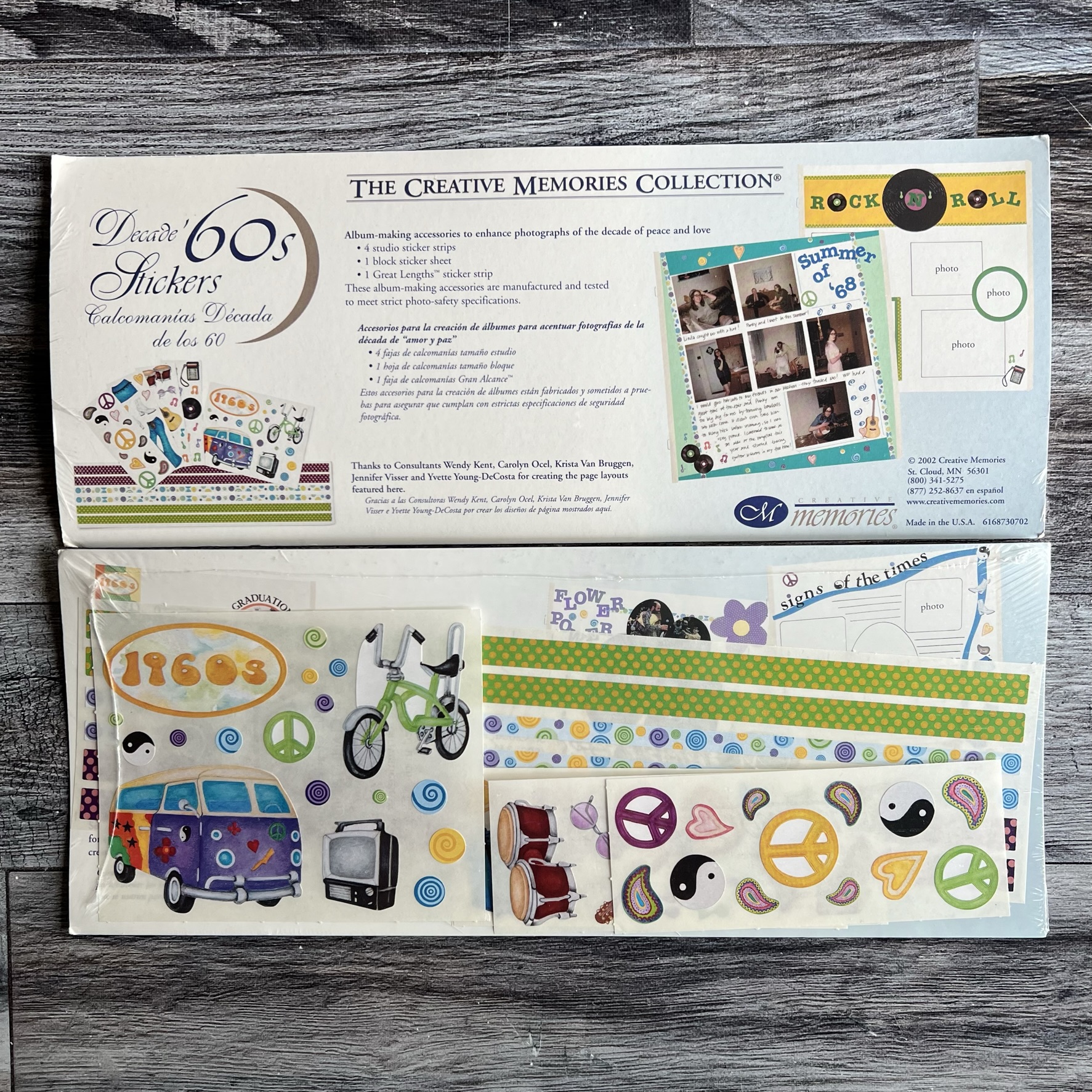 60's Decade Stickers by Creative Memories - Tessa Scrapbooks