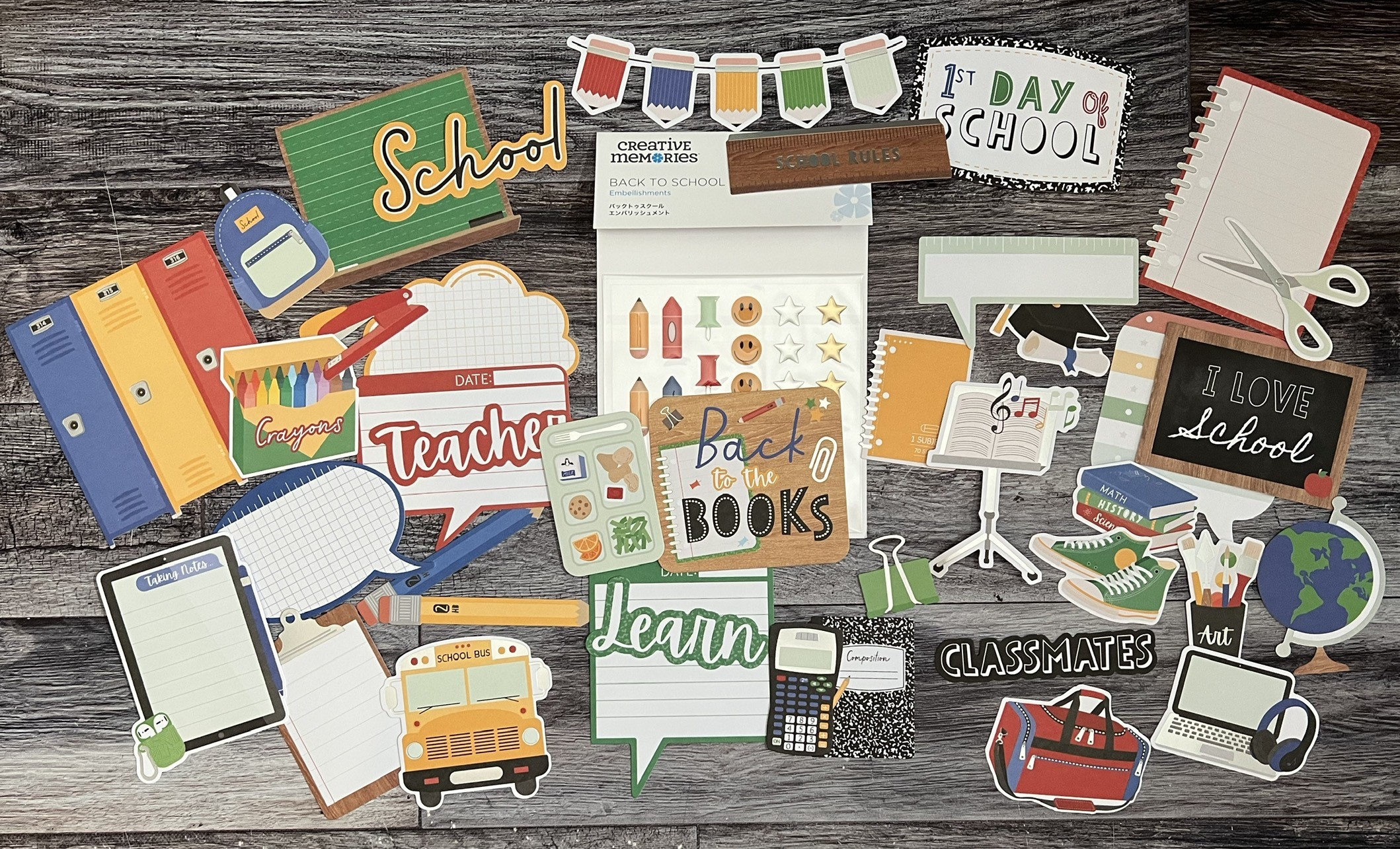 Back To School Annual Designer Paper Pack – Tessa Scrapbooks
