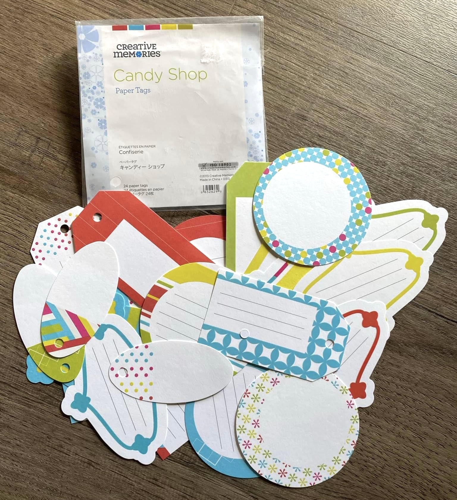 Candy Shop Paper Tags - Tessa Scrapbooks