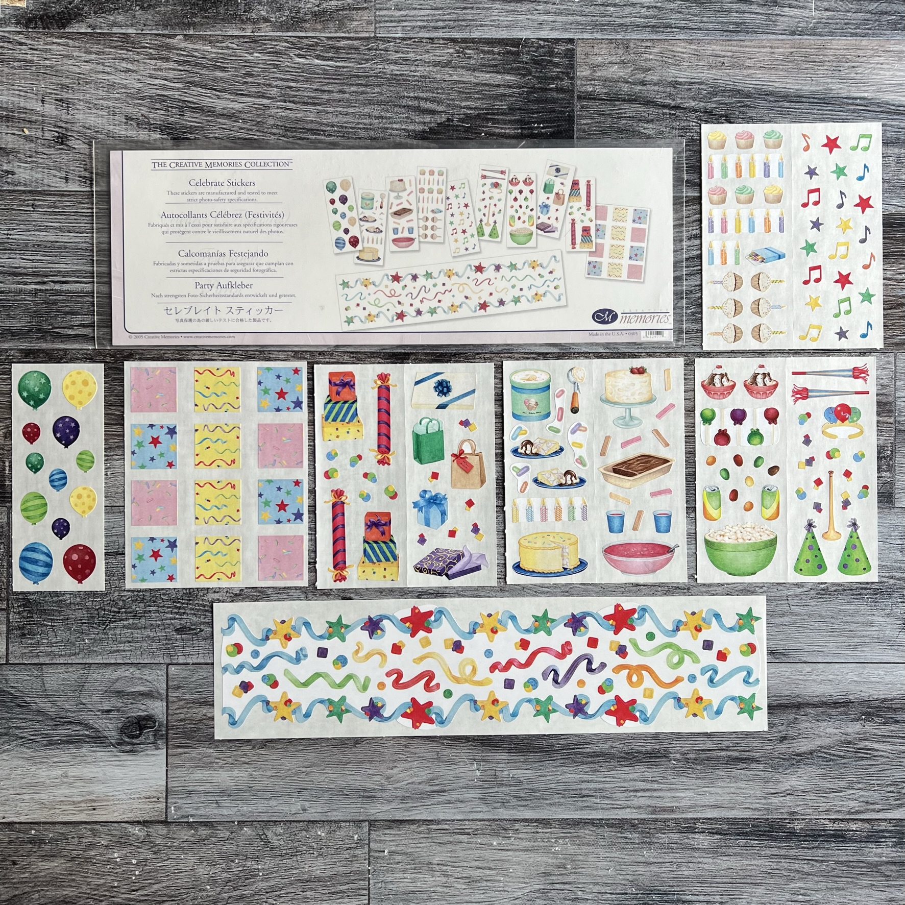 Celebrate Stickers - Tessa Scrapbooks