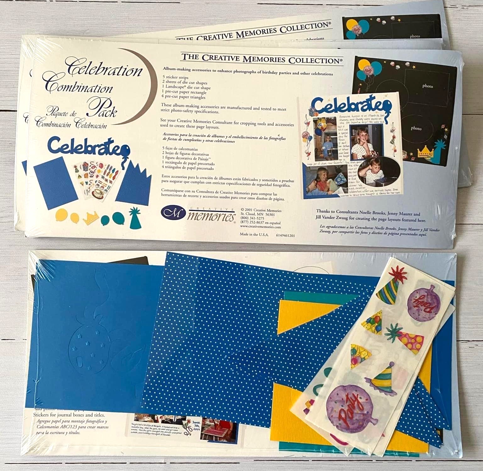 Celebration Combination Pack by Creative Memories - Tessa Scrapbooks