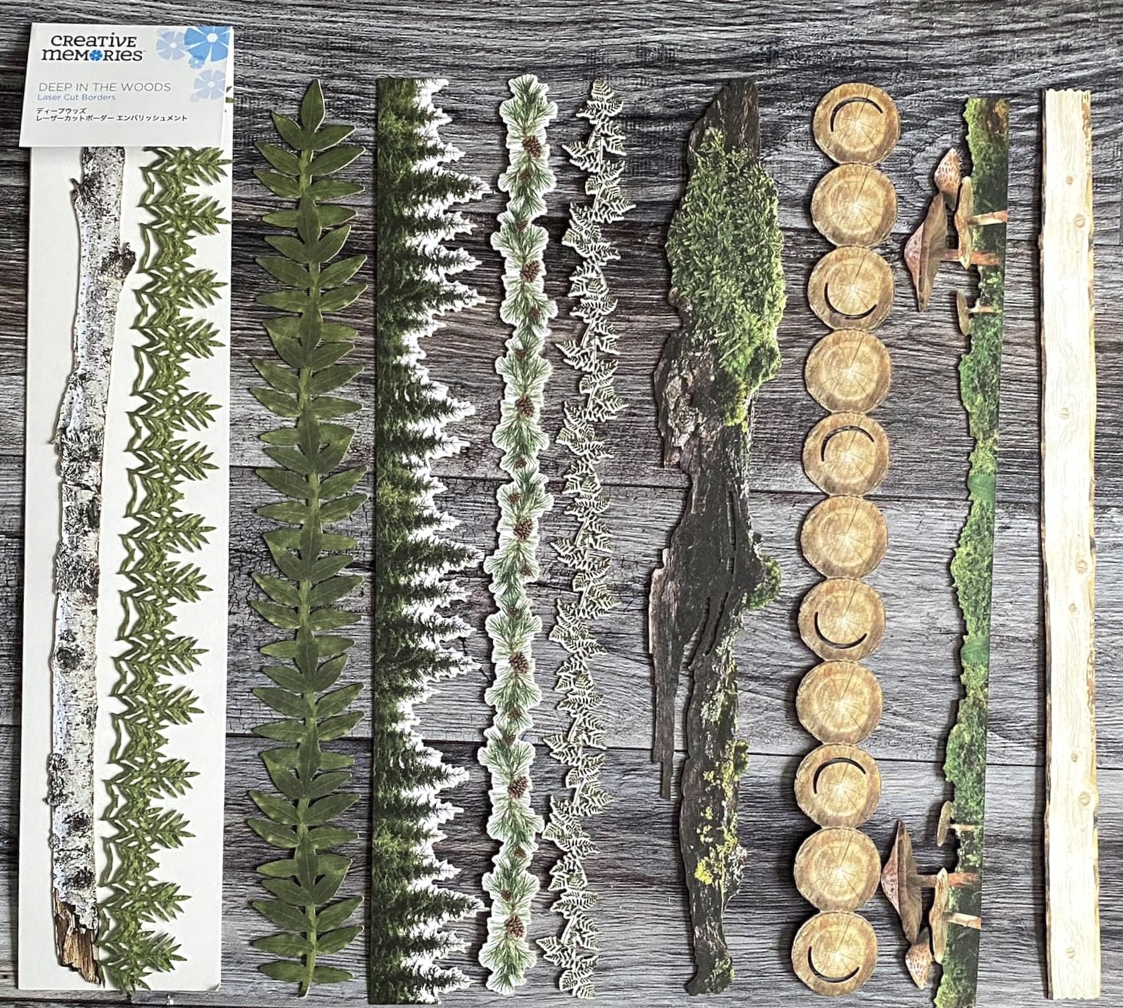 Deep In The Woods Laser Cut Borders - Tessa Scrapbooks