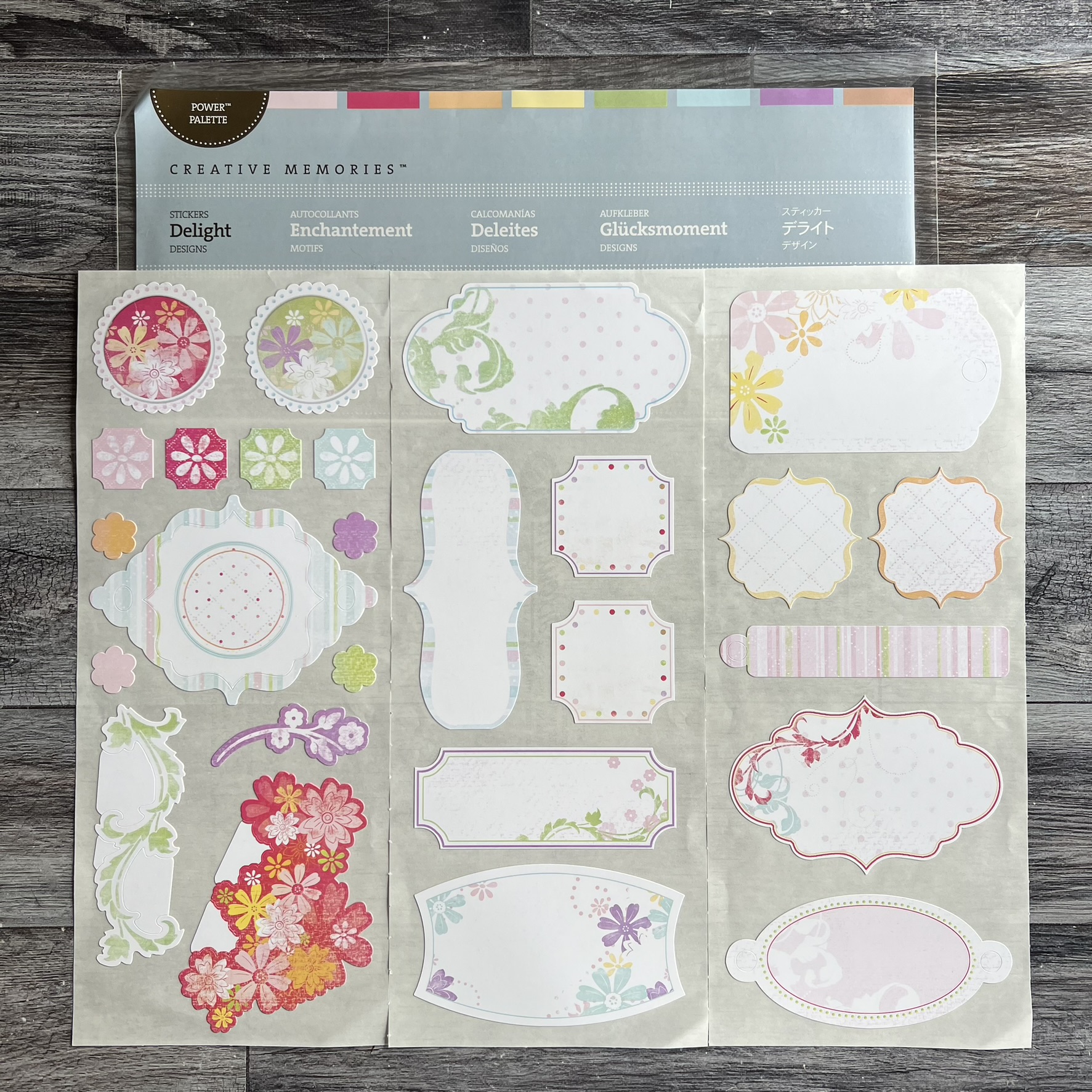 Delight Design Stickers - Tessa Scrapbooks