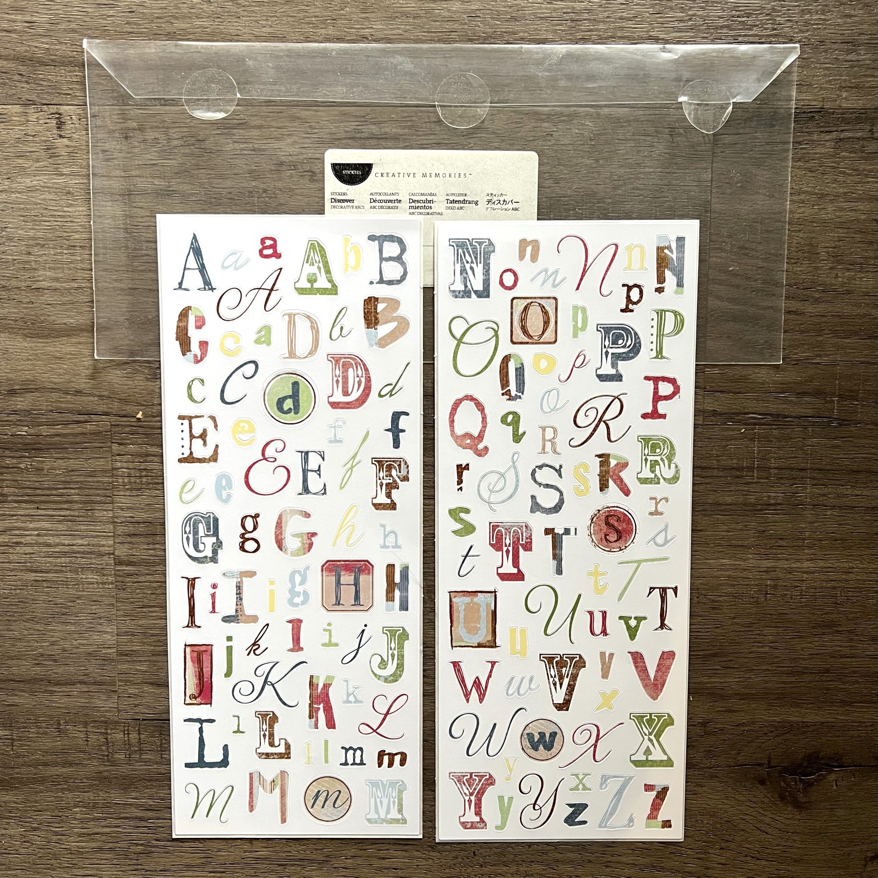 Discover Decorative ABC Stickers – Tessa Scrapbooks