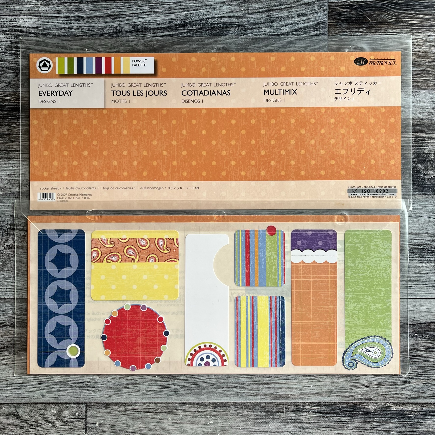 Jumbo Great Lengths Everyday Designs I Stickers - Tessa Scrapbooks
