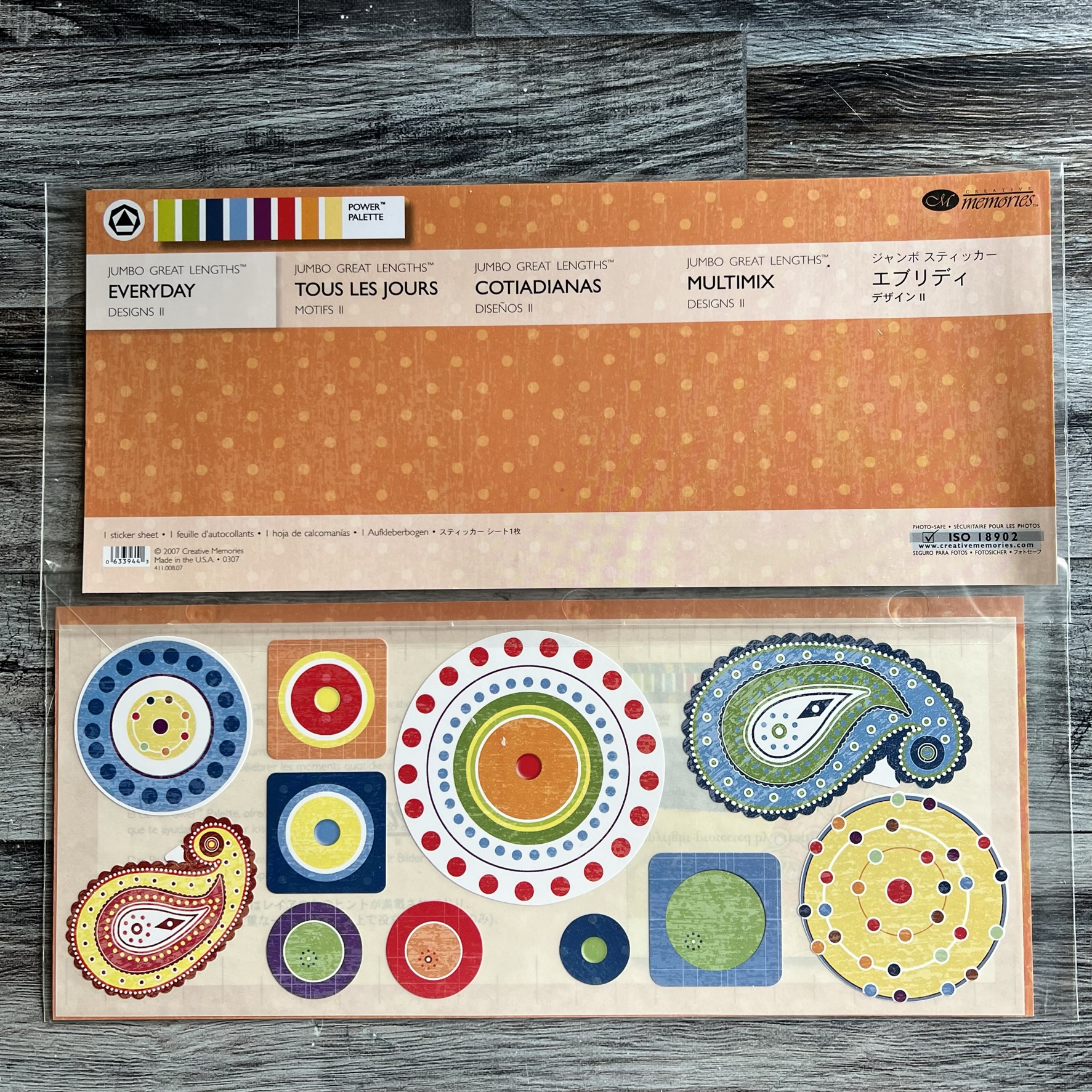 Jumbo Great Lengths Everyday Designs II Stickers - Tessa Scrapbooks