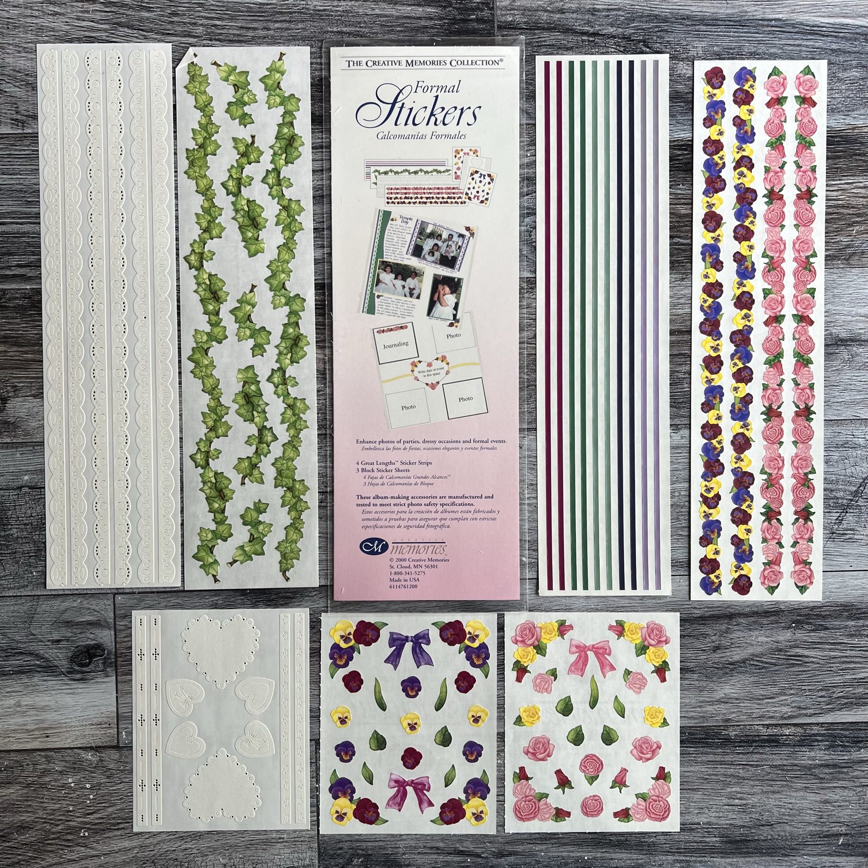 Formal Stickers - Tessa Scrapbooks