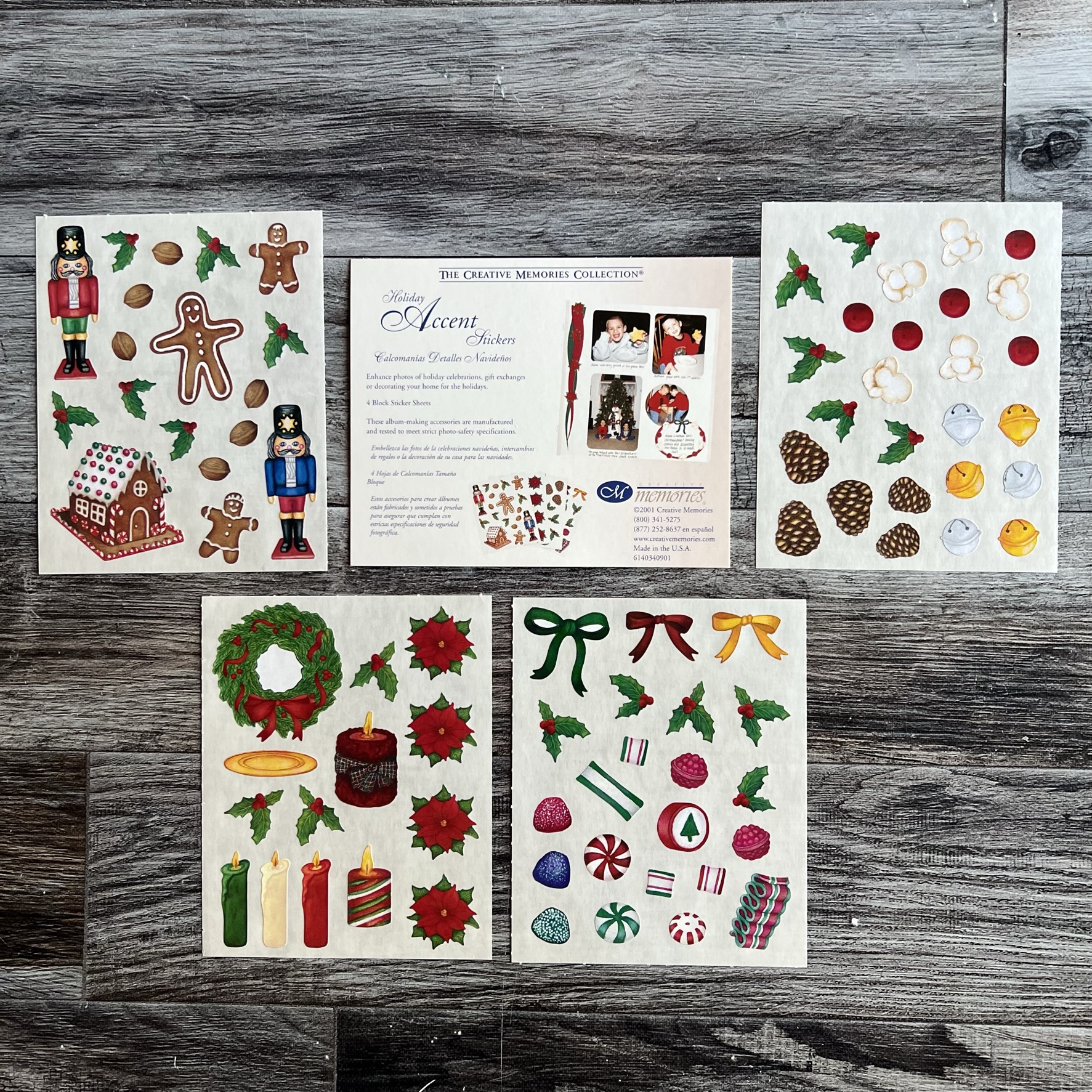 Holiday Accent Stickers - Tessa Scrapbooks