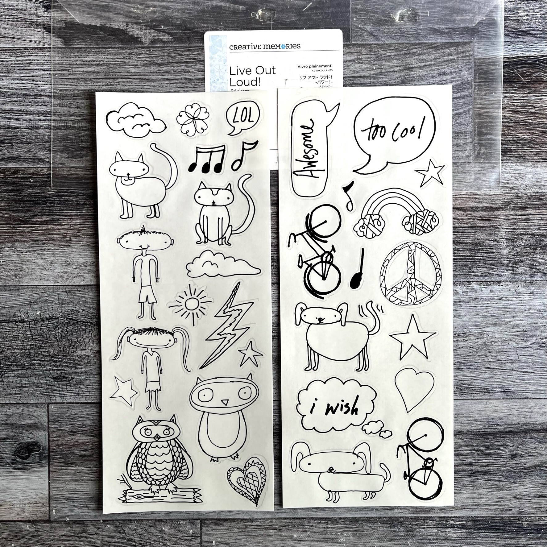 Live Out Loud! Stickers - Tessa Scrapbooks