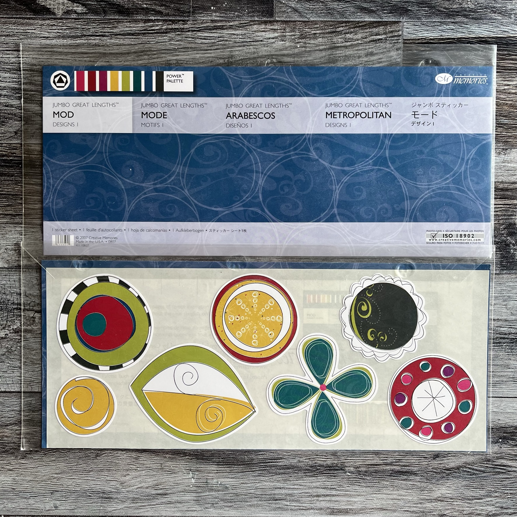 Jumbo Great Lengths Mod Designs I Stickers - Tessa Scrapbooks