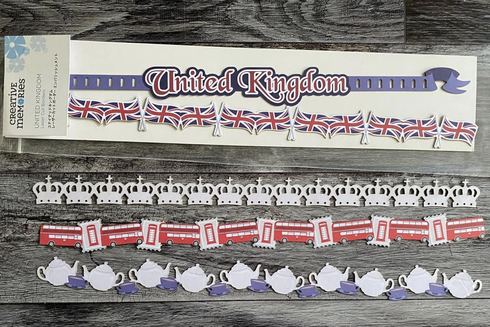United Kingdom Laser Cut Borders - Tessa Scrapbooks