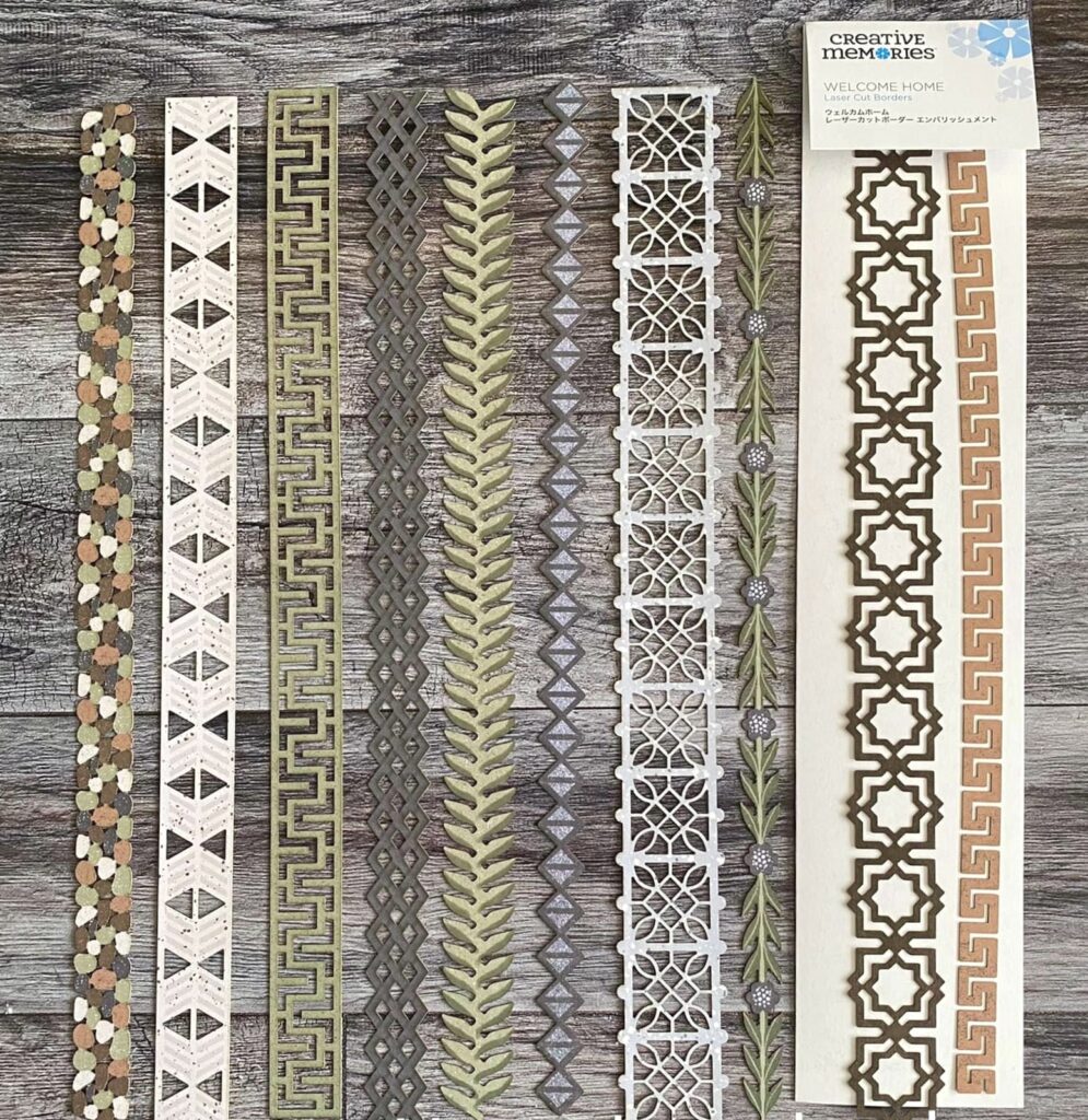 Welcome Home Laser Cut Borders – Tessa Scrapbooks
