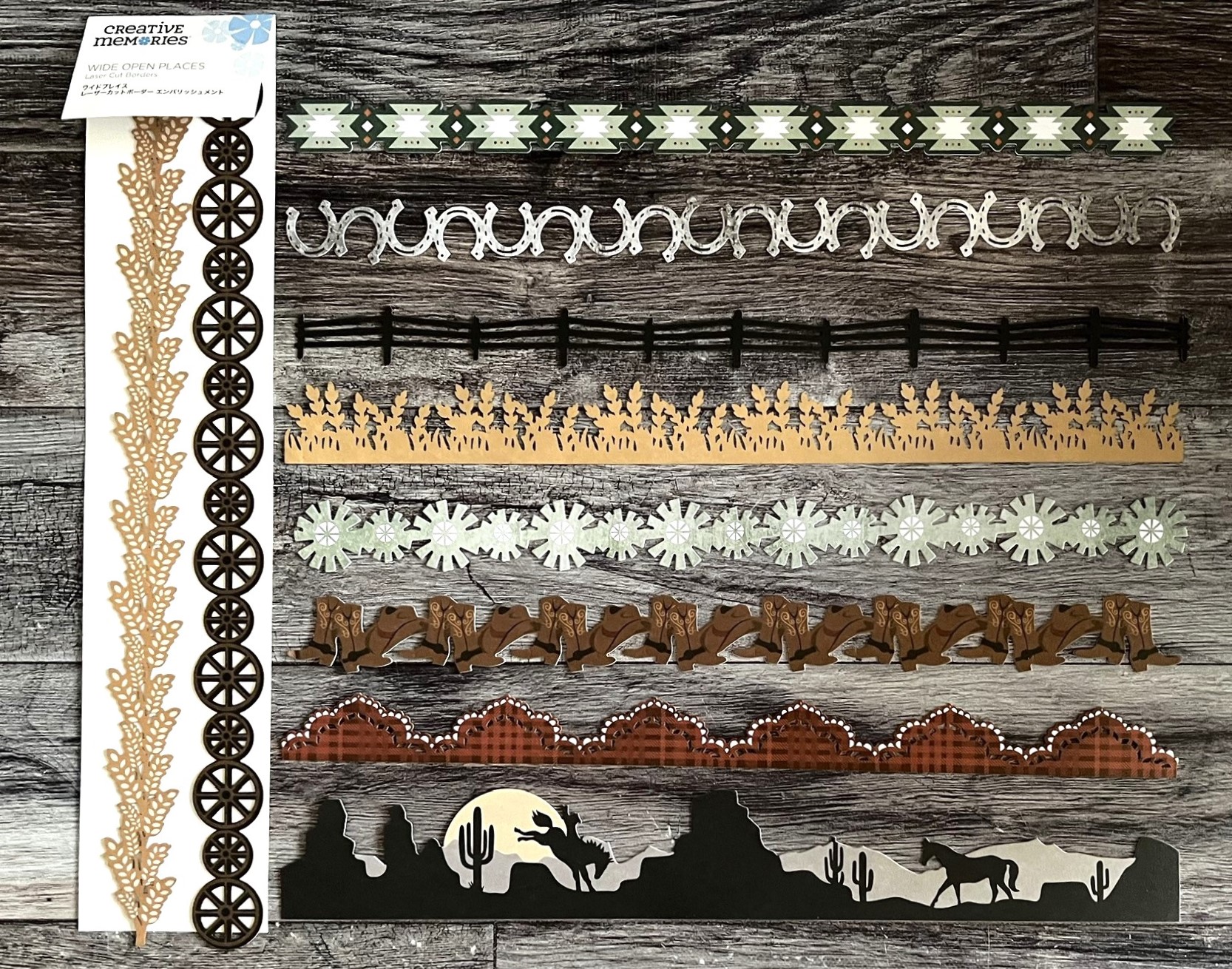 Wide open Places Laser Cut Borders - Tessa Scrapbooks