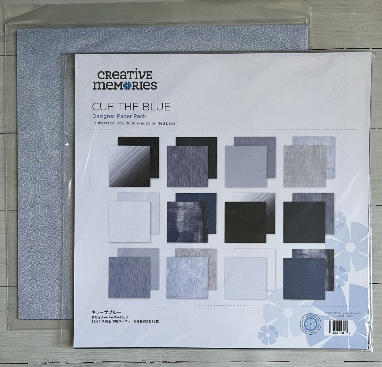 Cue The Blue Designer Paper Pack – Tessa Scrapbooks