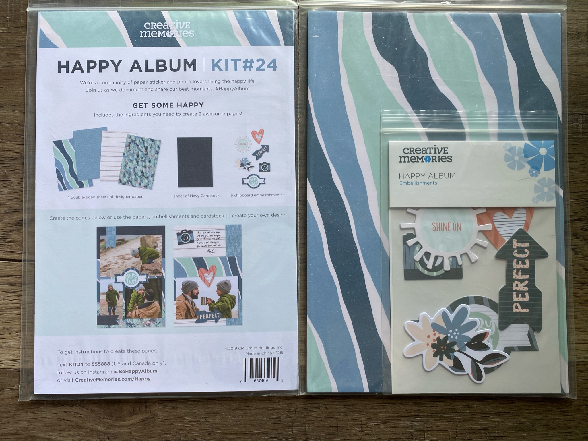 Scrap Journal Happy Album Paper Kit #24 - Tessa Scrapbooks