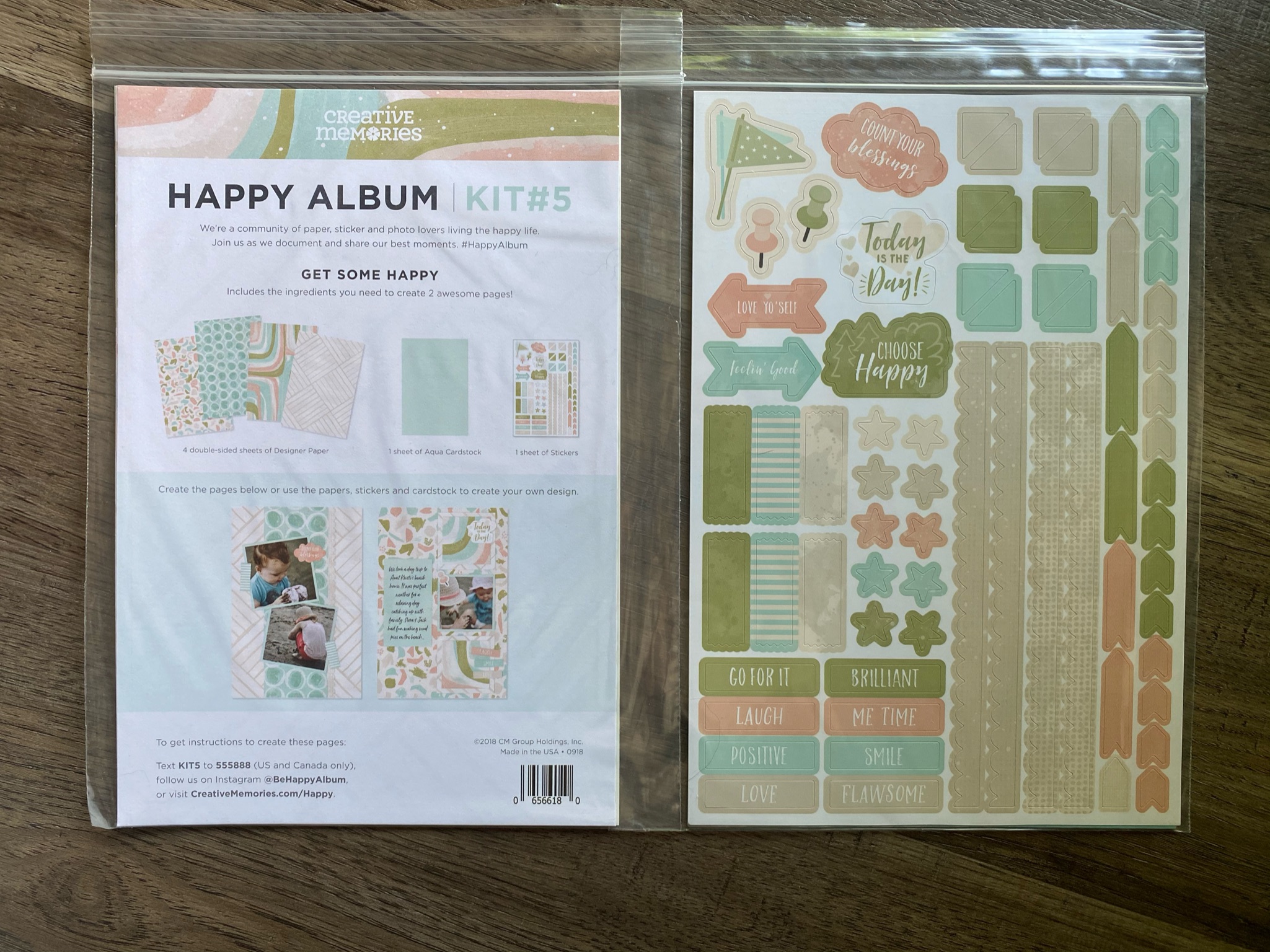 Scrap Journal Happy Album Paper Kit #5 - Tessa Scrapbooks