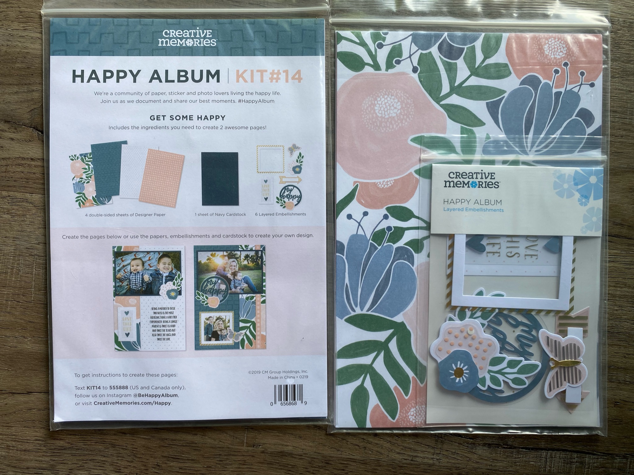 Scrap Journal Happy Album Paper Kit #14 - Tessa Scrapbooks
