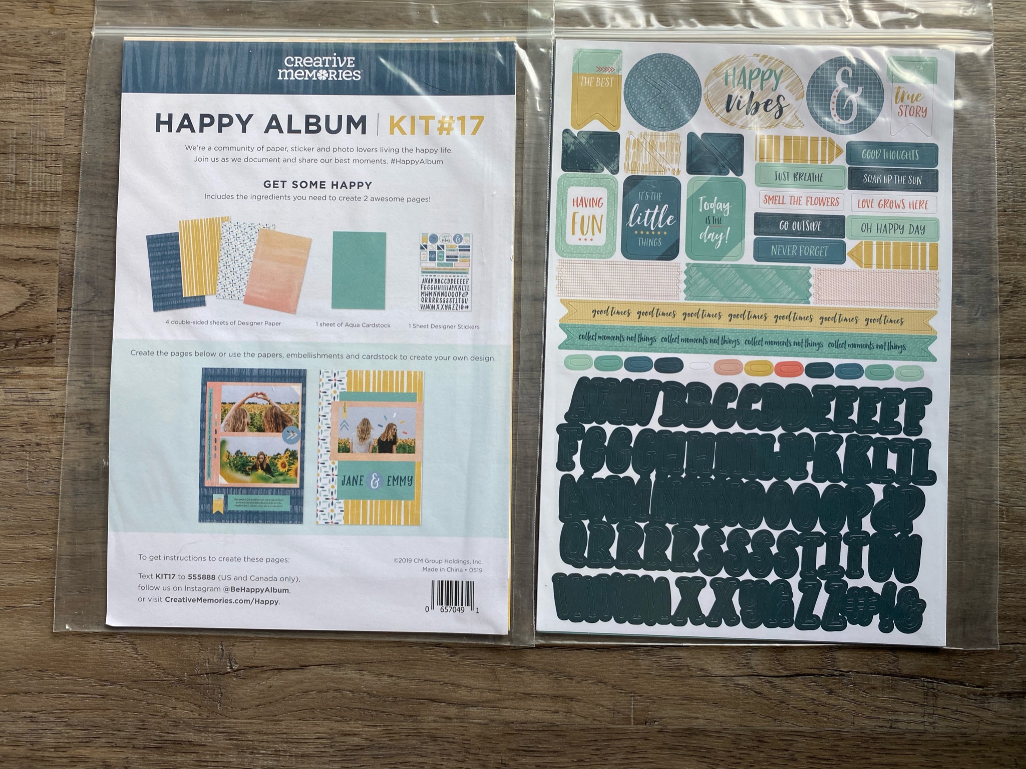 Scrap Journal Happy Album Paper Kit #17 - Tessa Scrapbooks