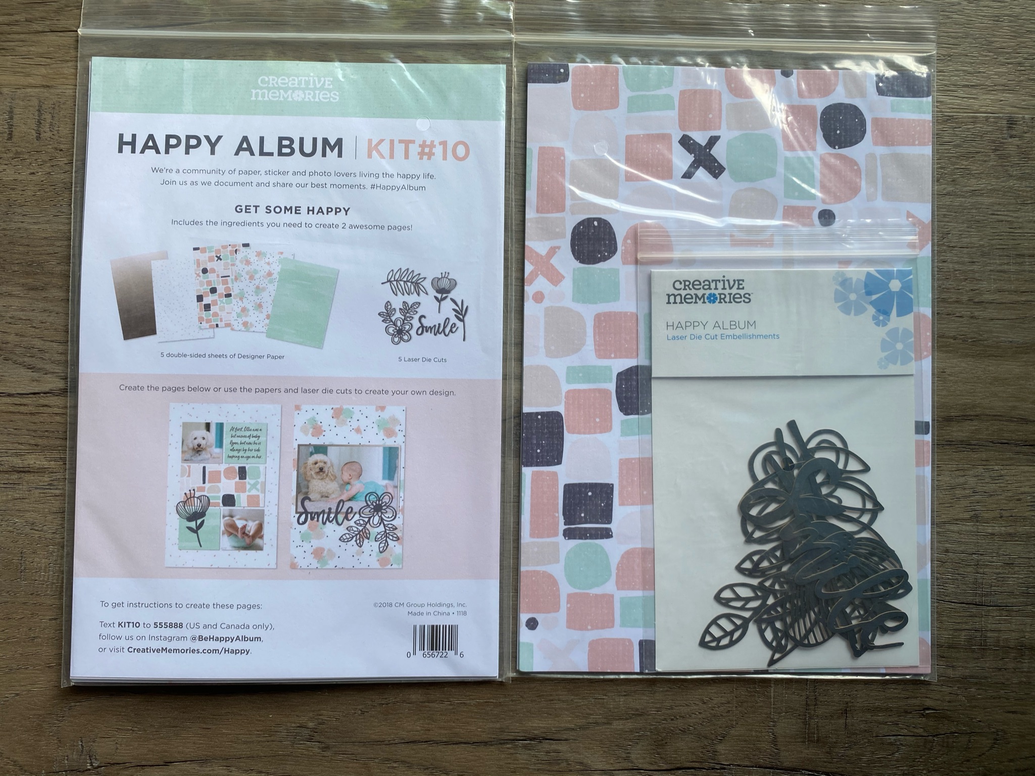 Scrap Journal Happy Album Paper Kit #10 - Tessa Scrapbooks