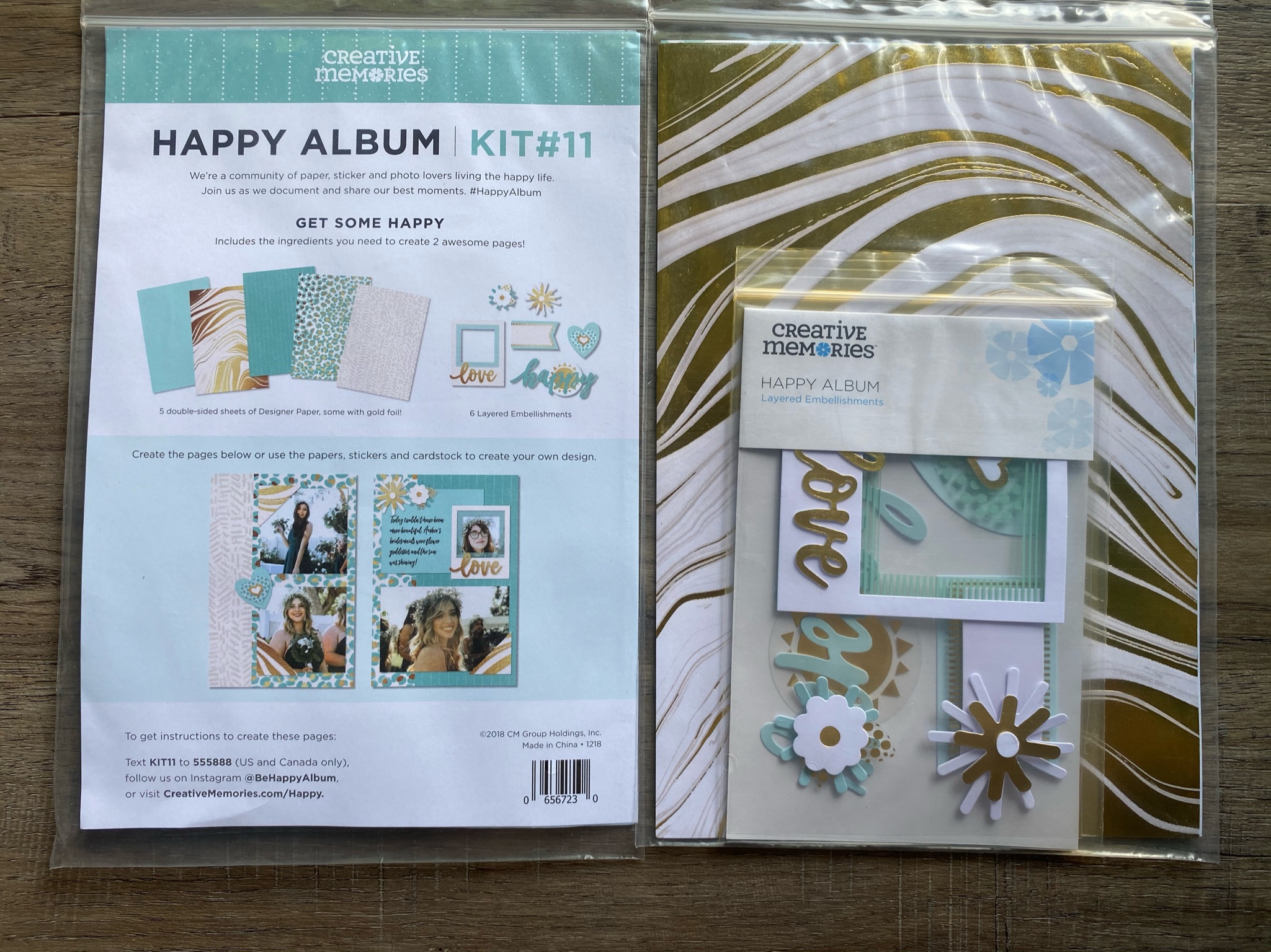 Scrap Journal Happy Album Paper Kit #11 - Tessa Scrapbooks