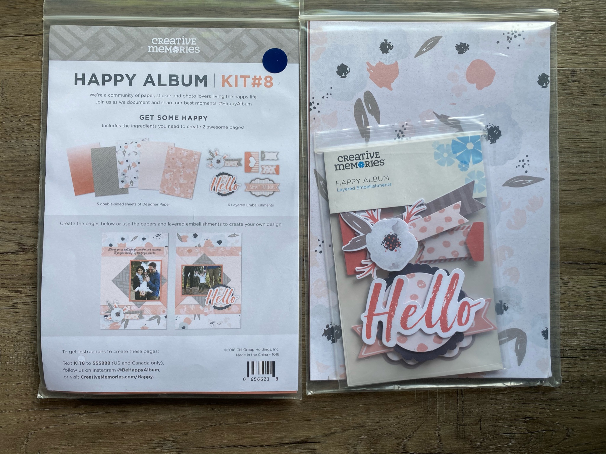 Scrap Journal Happy Album Paper Kit #8 - Tessa Scrapbooks