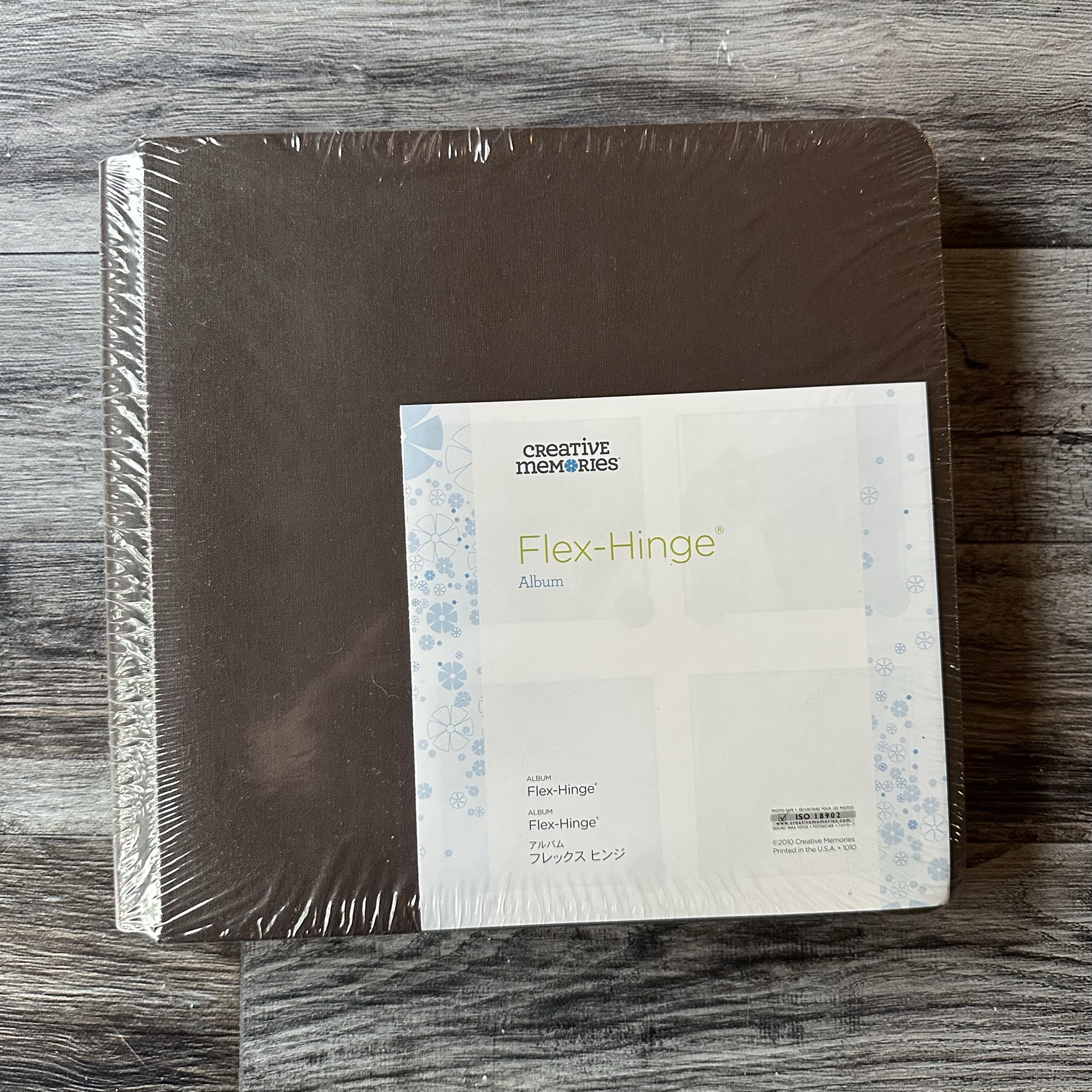 8x8 Chocolate Album Cover - Tessa Scrapbooks