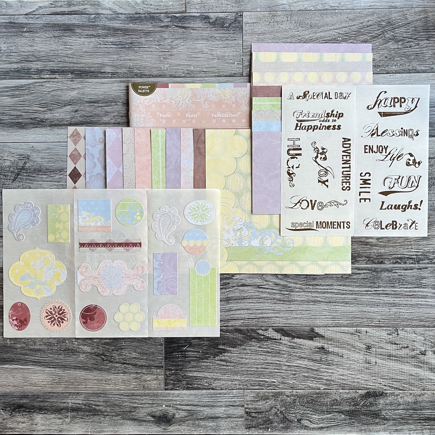 8x8 Pastel Album Kit - Tessa Scrapbooks