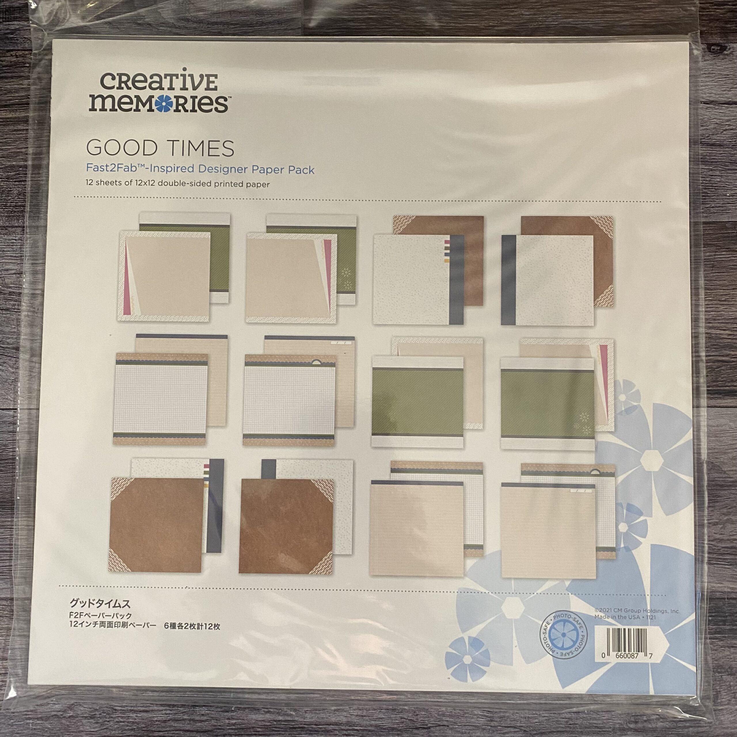 Good Times Fast2Fab Inspired Designer Paper Pack - Tessa Scrapbooks