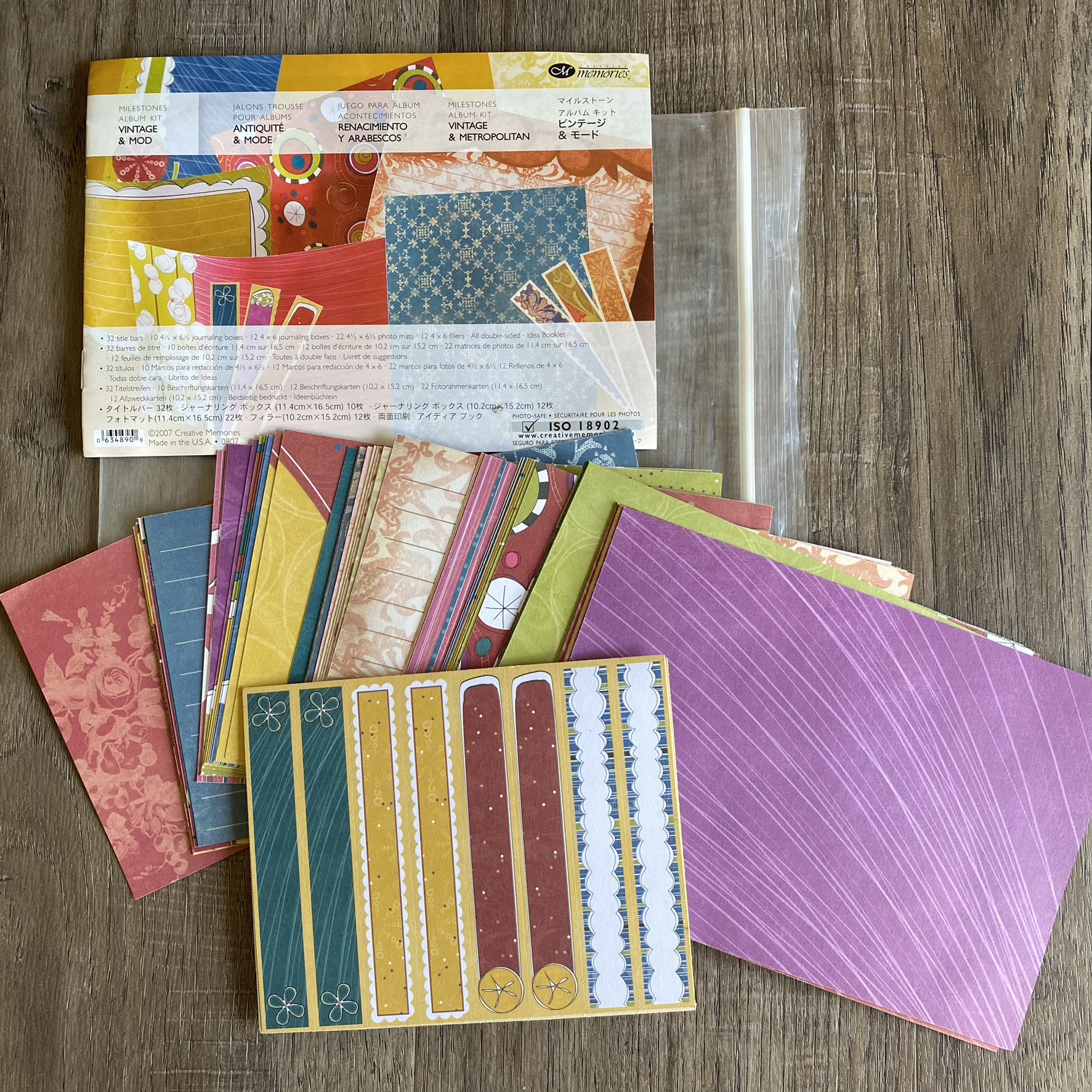 Vintage & Mod Milestones Album Kit by Creative Memories - Tessa Scrapbooks