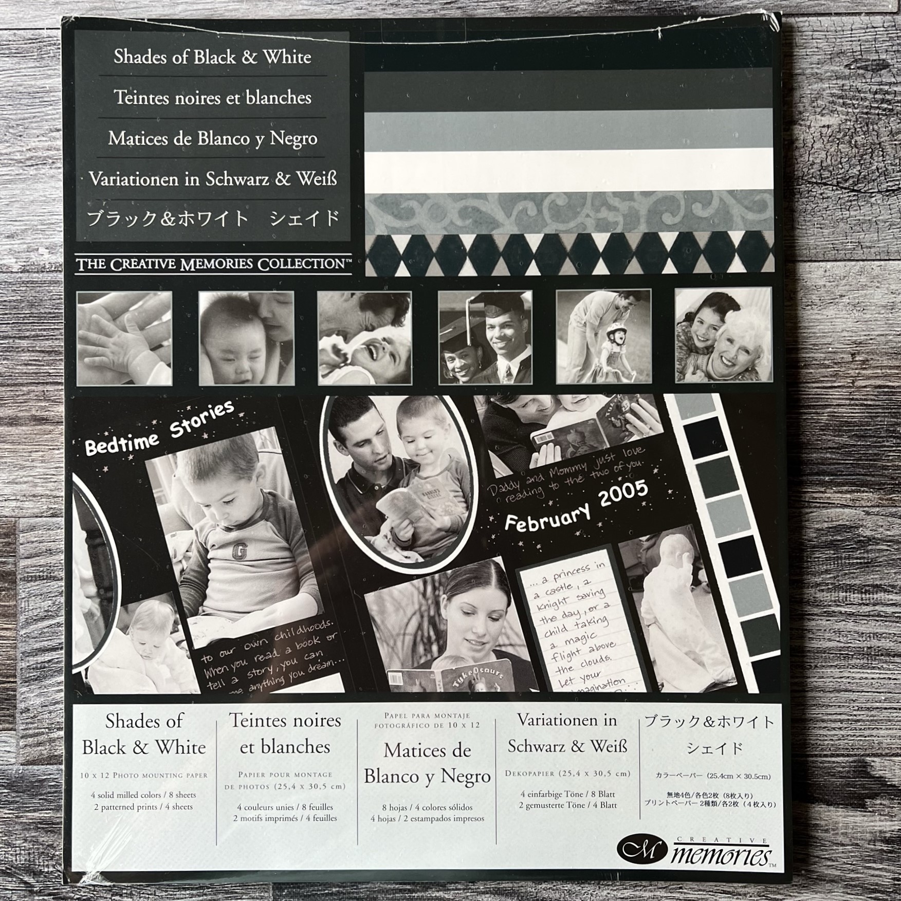 Shades of Black & White 10x12 Cardstock & Paper - Tessa Scrapbooks