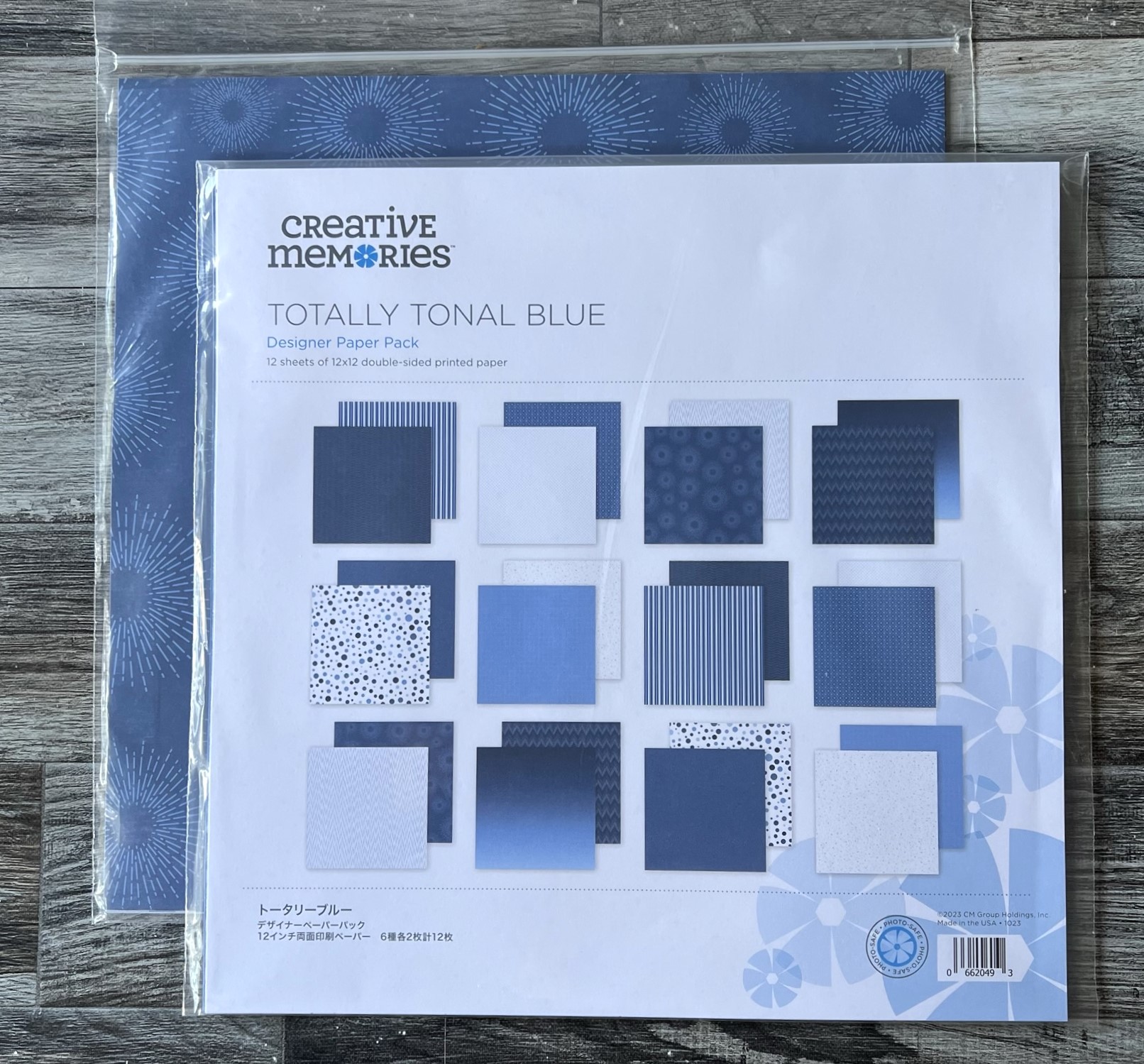 Totally Tonal Blue Paper & Sticker Set – Tessa Scrapbooks
