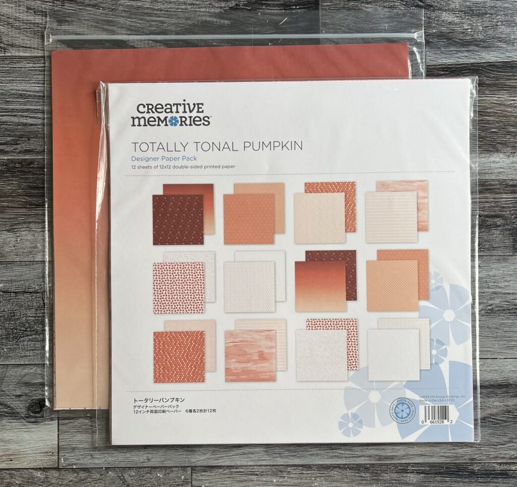 Totally Tonal Pumpkin Paper & Sticker Set – Tessa Scrapbooks