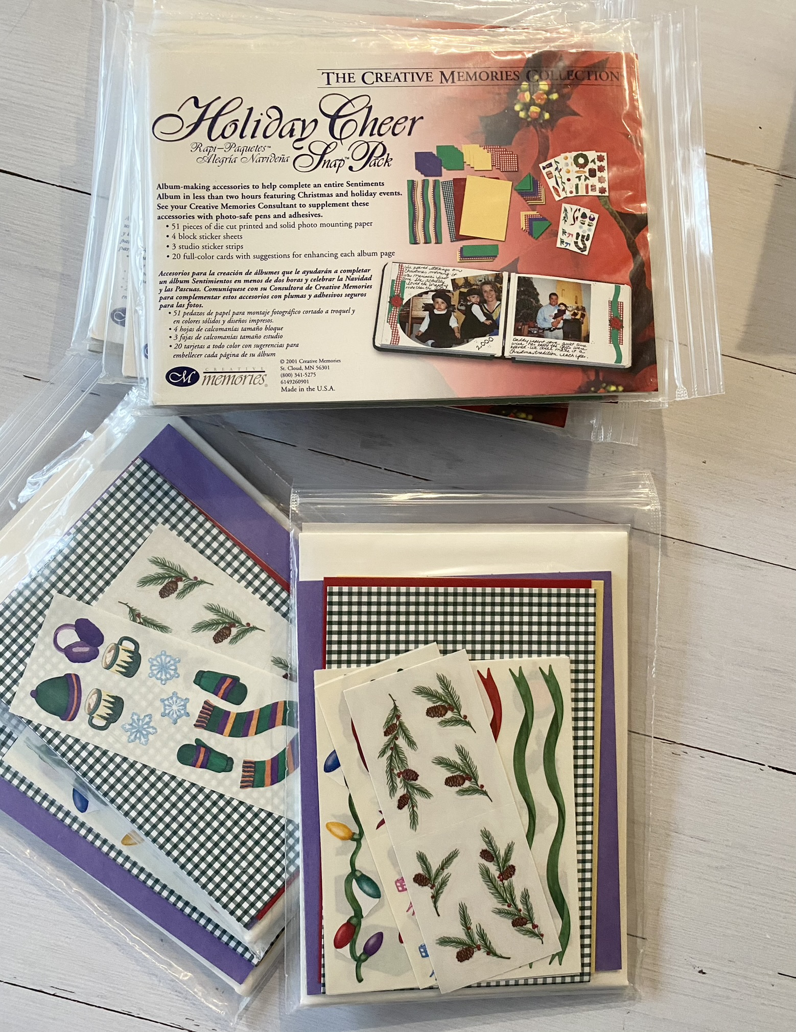 5x7 Holiday Cheer Snap Pack - Tessa Scrapbooks