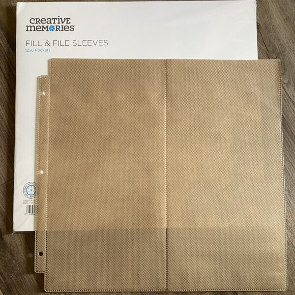 6×12 Fill & File Sleeves – Tessa Scrapbooks