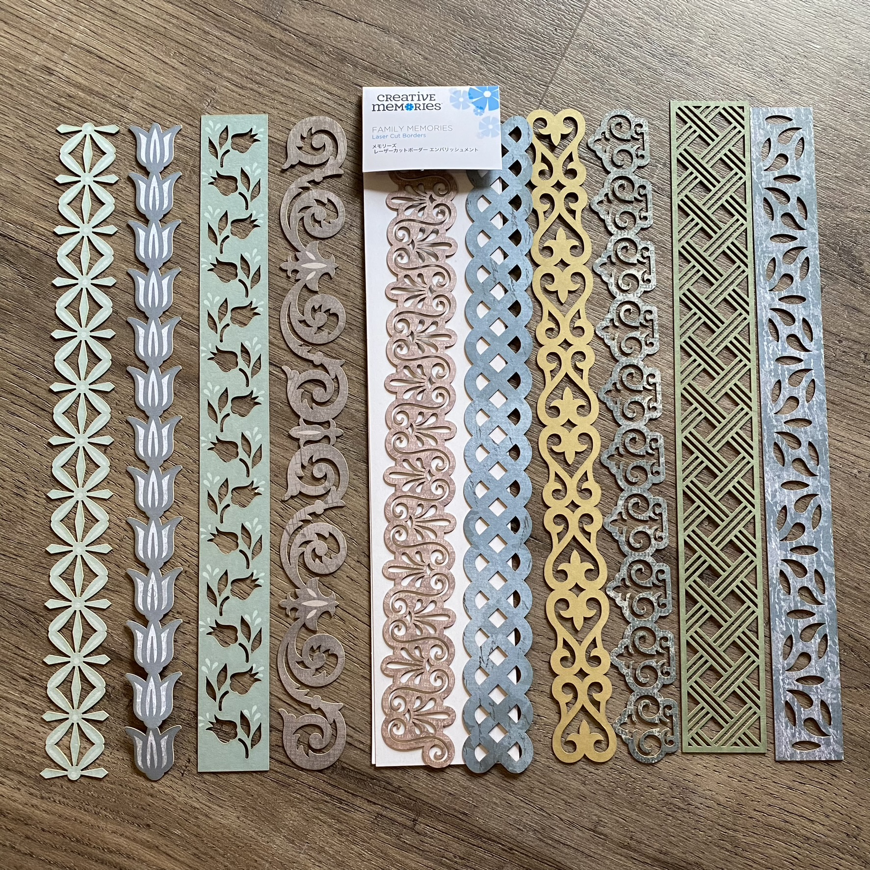 Family Memories Laser Cut Borders - Tessa Scrapbooks