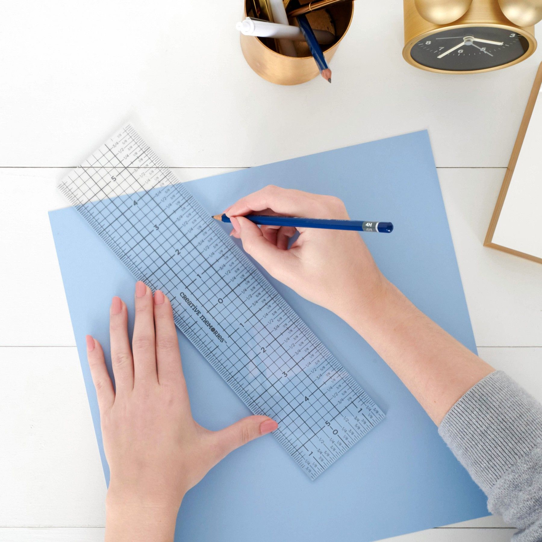 Zero Centering Ruler – Tessa Scrapbooks