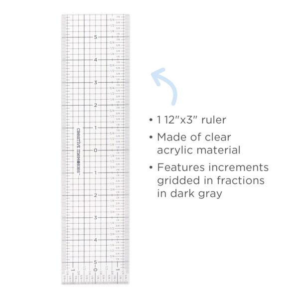 Zero Centering Ruler – Tessa Scrapbooks