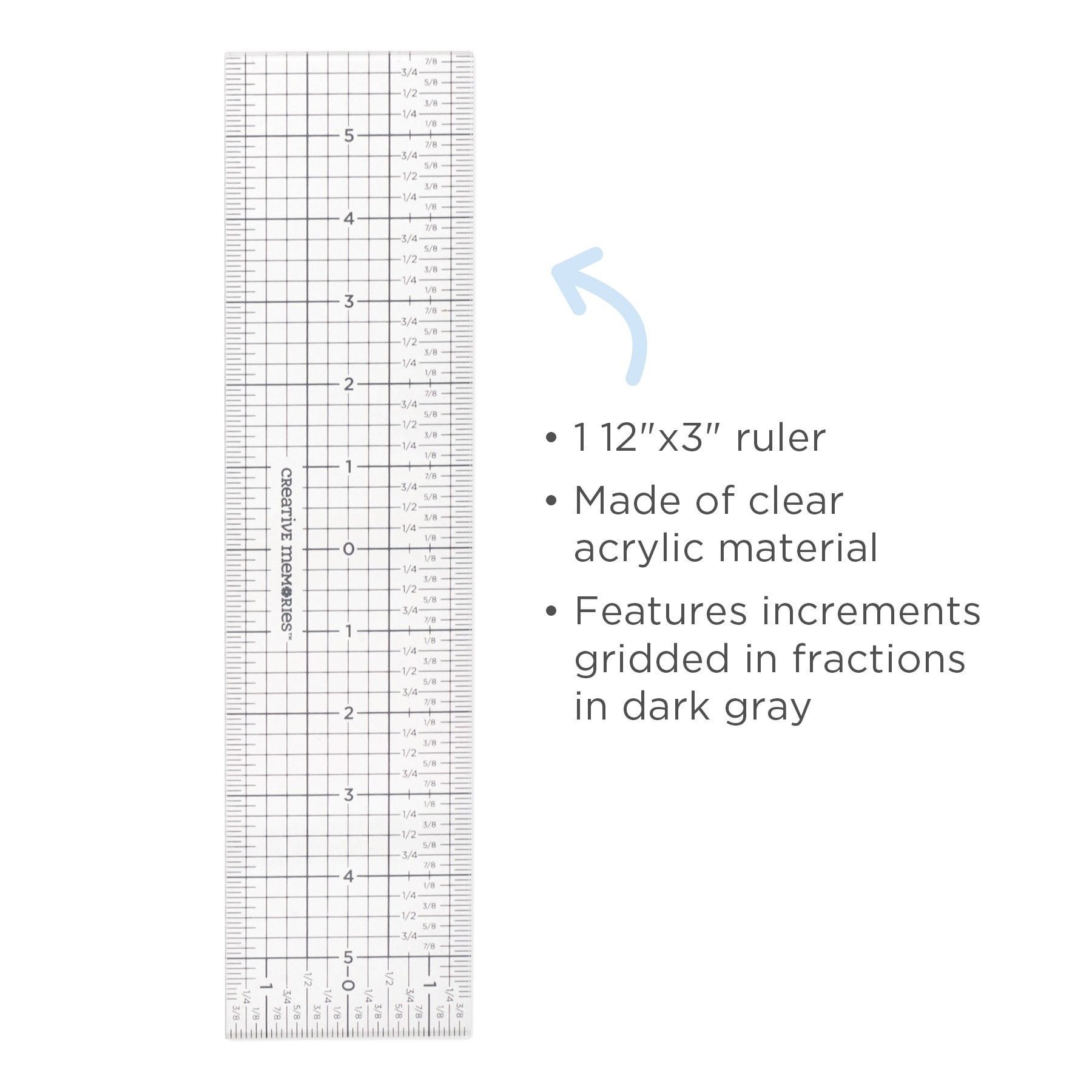 Zero Centering Ruler – Tessa Scrapbooks