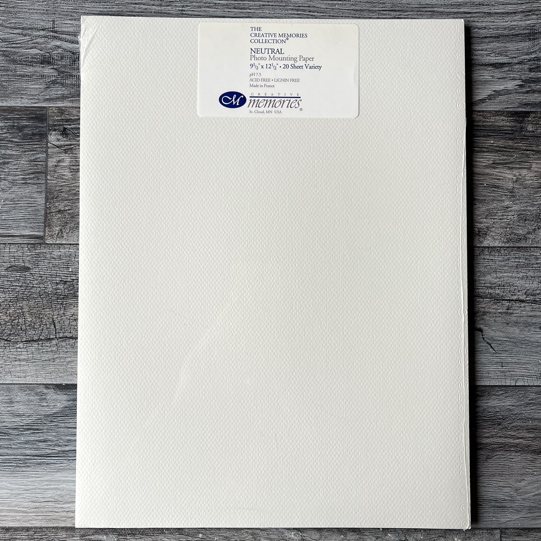 Neutral 9.5x12.5 Cardstock Paper - Tessa Scrapbooks